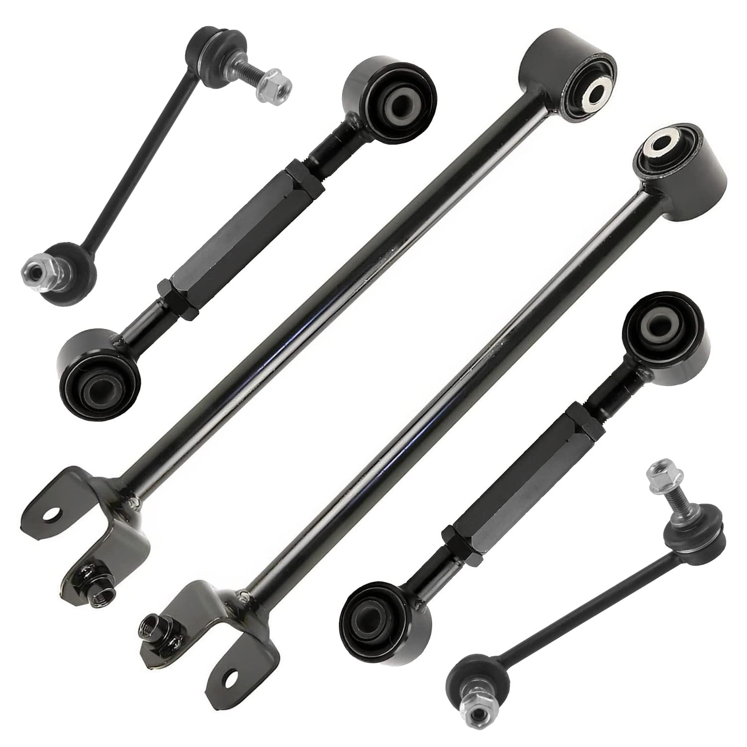 Detroit Axle - 6pc Rear Control Arms Kit for 08-17 Honda Accord, 09-14 ...