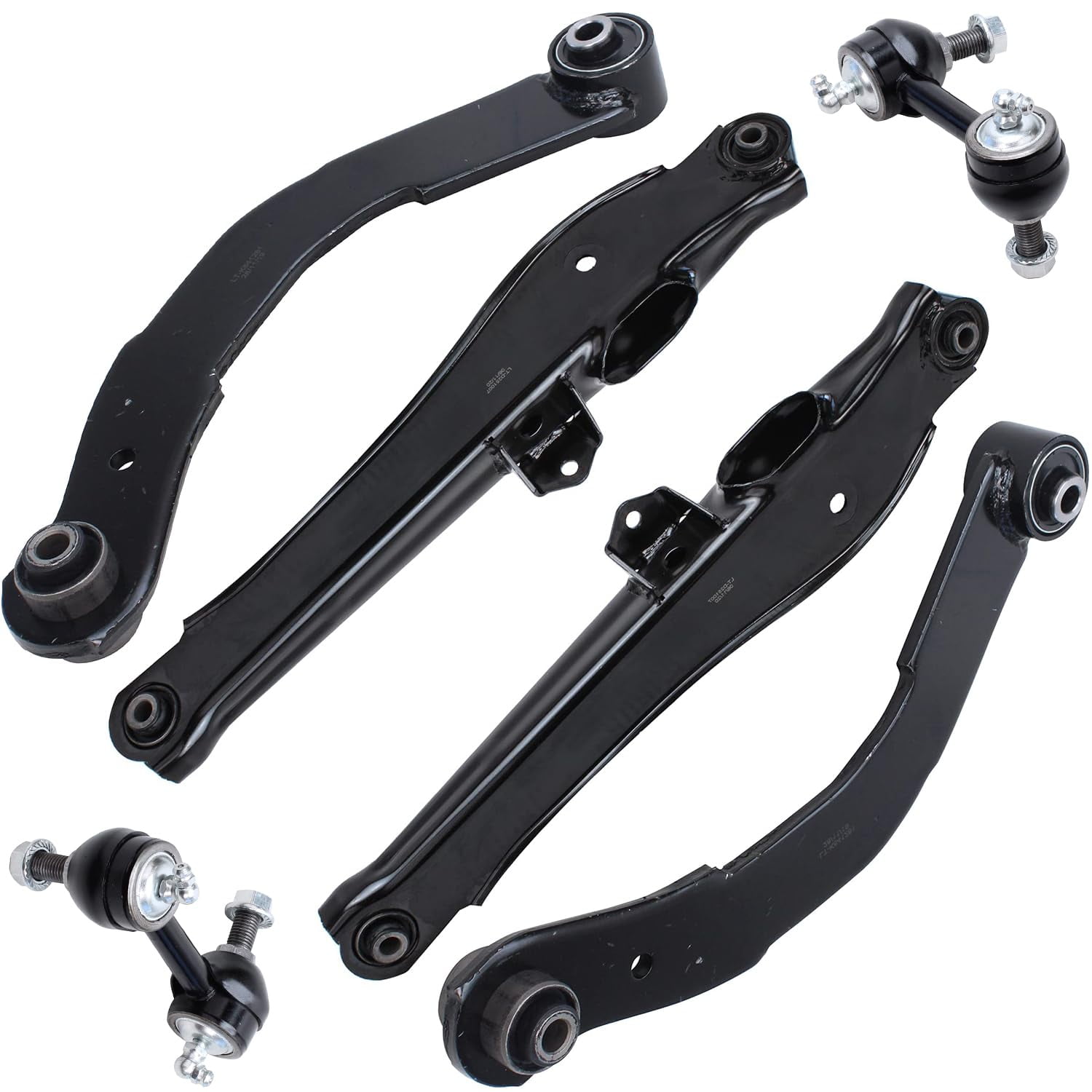 Detroit Axle - 6pc Rear Control Arms Kit for Ford Flex Taurus Lincoln ...