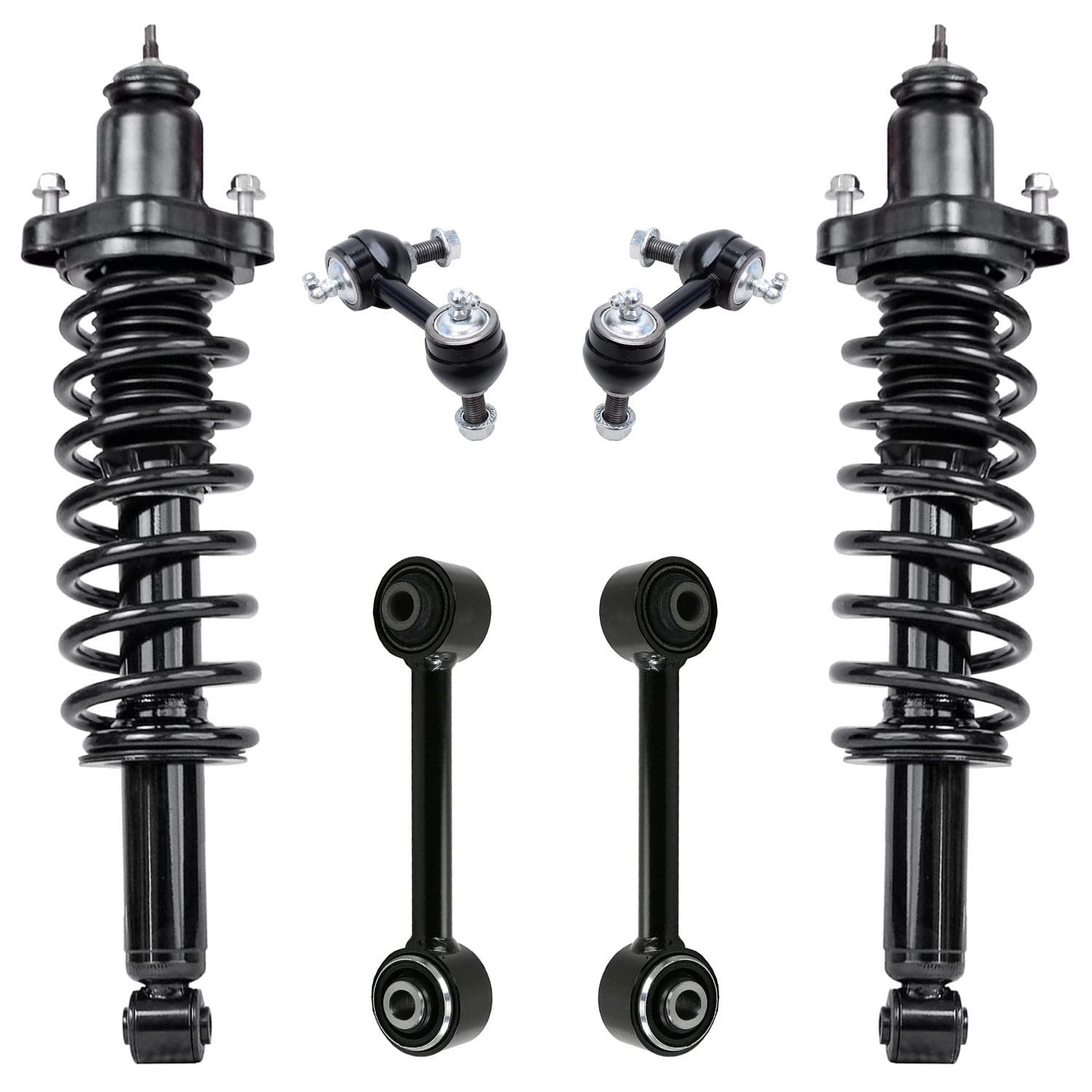 Detroit Axle - 6pc Rear Struts Kit for 2007-2009 Dodge Caliber Compass ...