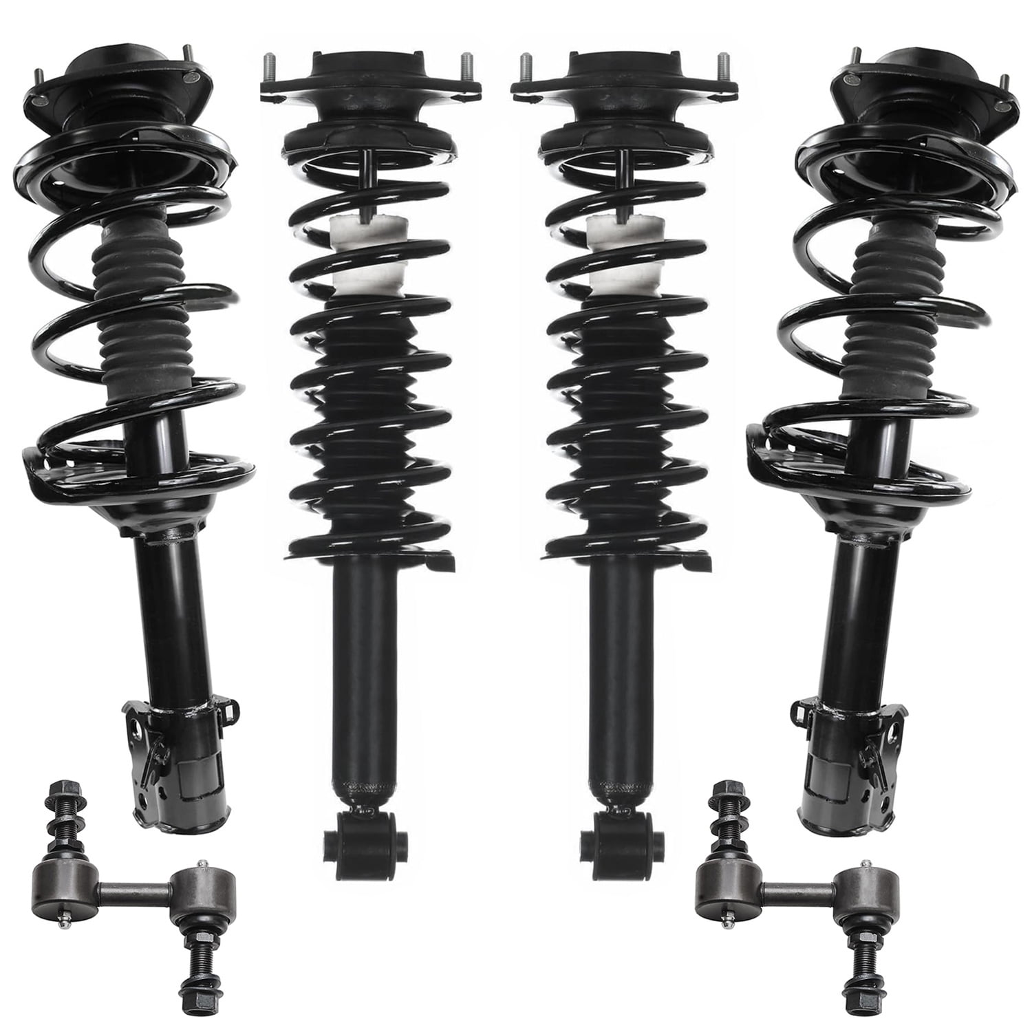 Detroit Axle - 6pc Struts Kit for 2010-2012 Subaru Outback 4 Front Rear ...