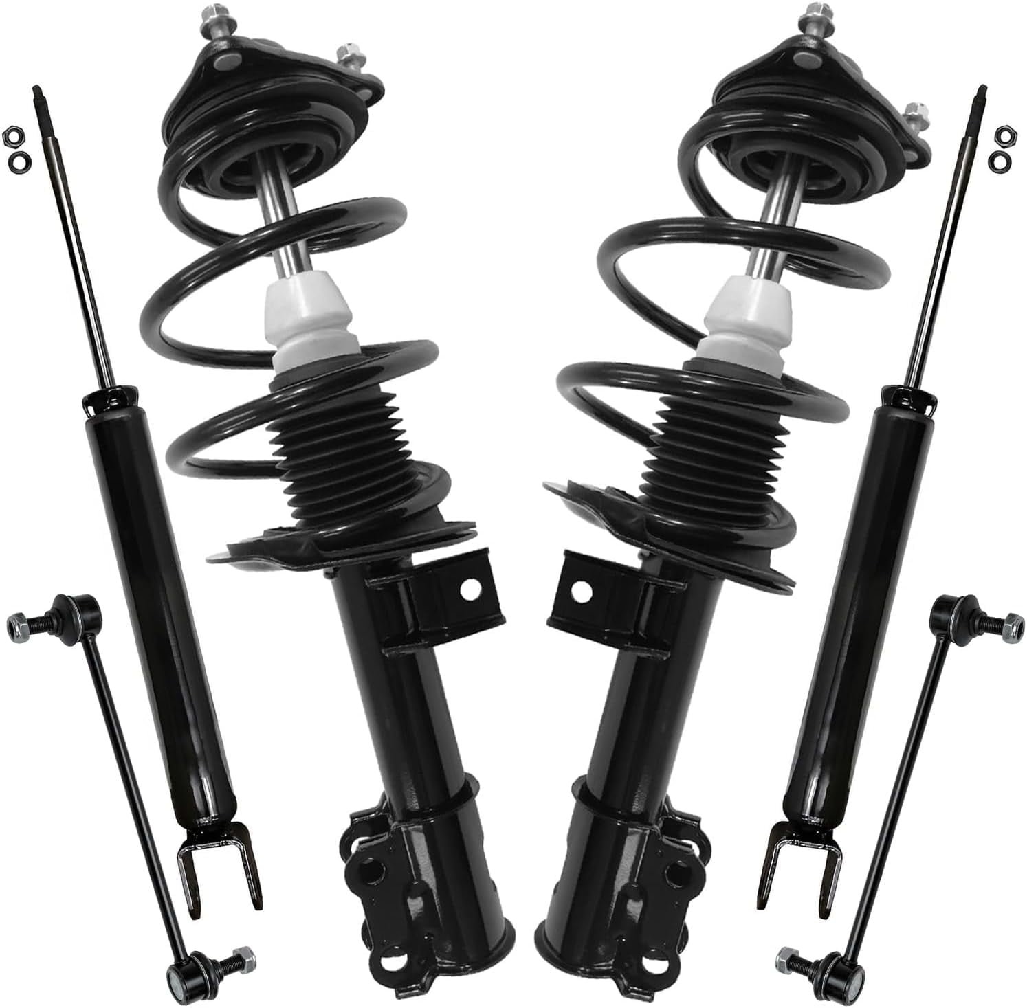 Detroit Axle - 6pc Struts Shocks Kit for Hyundai 12-14 Sonata 12-15 Kia ...