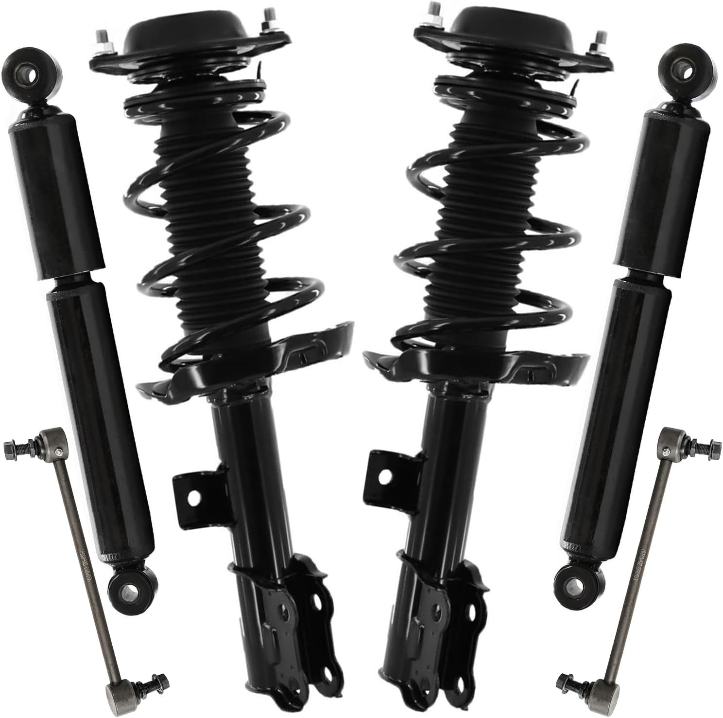 Detroit Axle - 6pc Struts Shocks Kit for Hyundai 2013-2017 Veloster, 2 ...