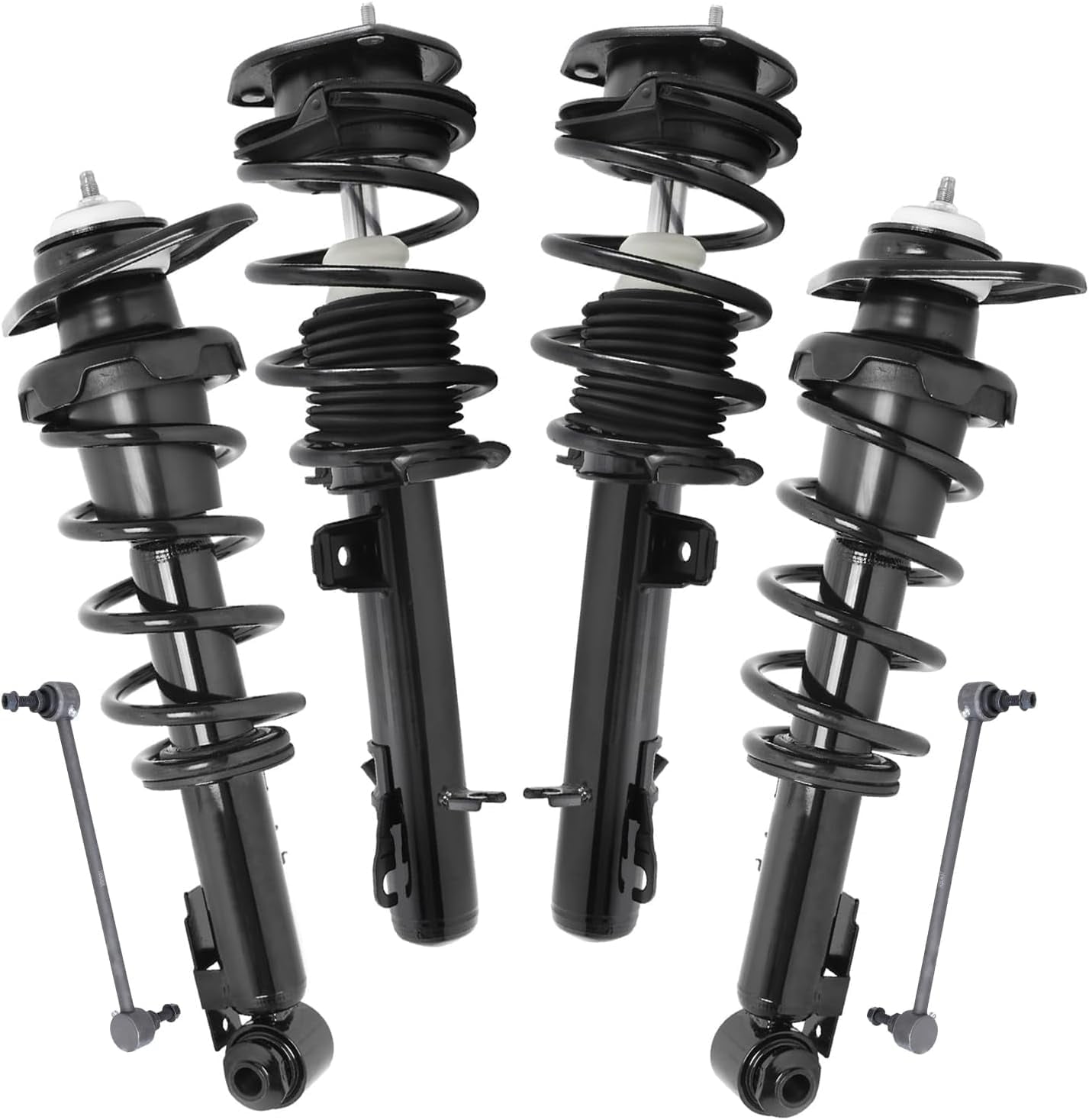 Detroit Axle - 6pc Struts Sway Bars for 2007-2015 Mini Cooper, 4 Front ...