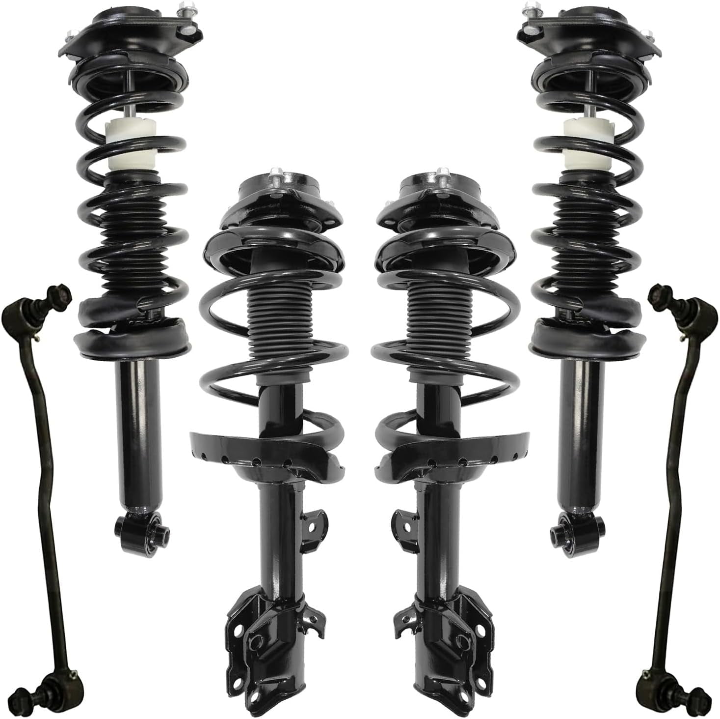 Detroit Axle - 6pc Struts Sway Bars for 2015 2016 2017 Subaru Outback ...