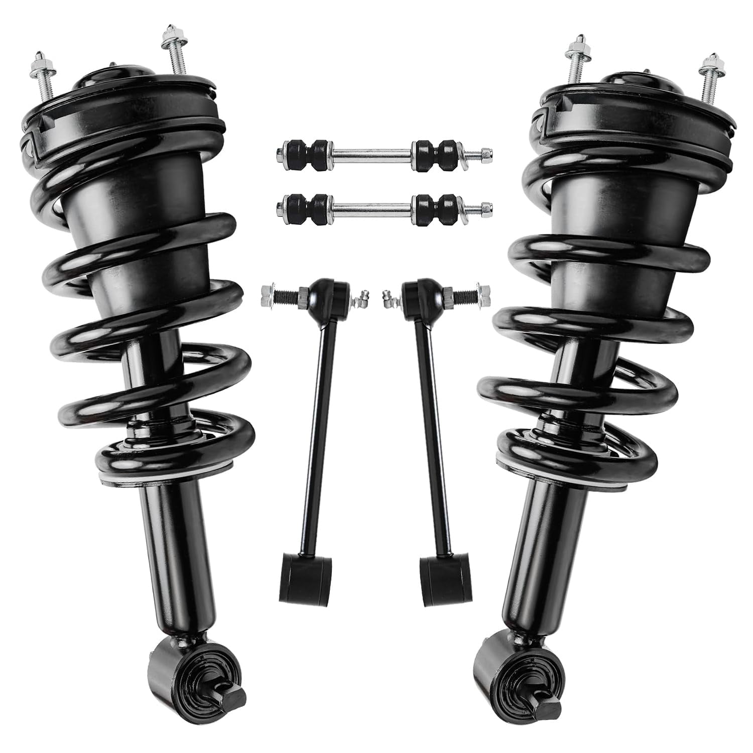 Detroit Axle Suspension Kit, 6pc for Chevy GMC SUVs, Front Struts, Rear ...