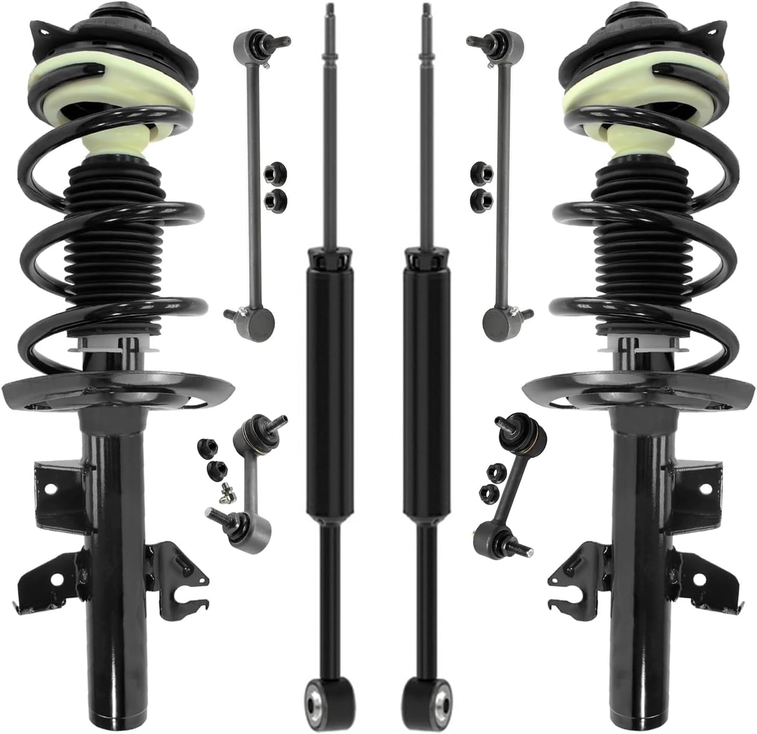 Detroit Axle - 8pc AWD Struts Suspension Kit for 2016 2017 Chrylser 200 ...