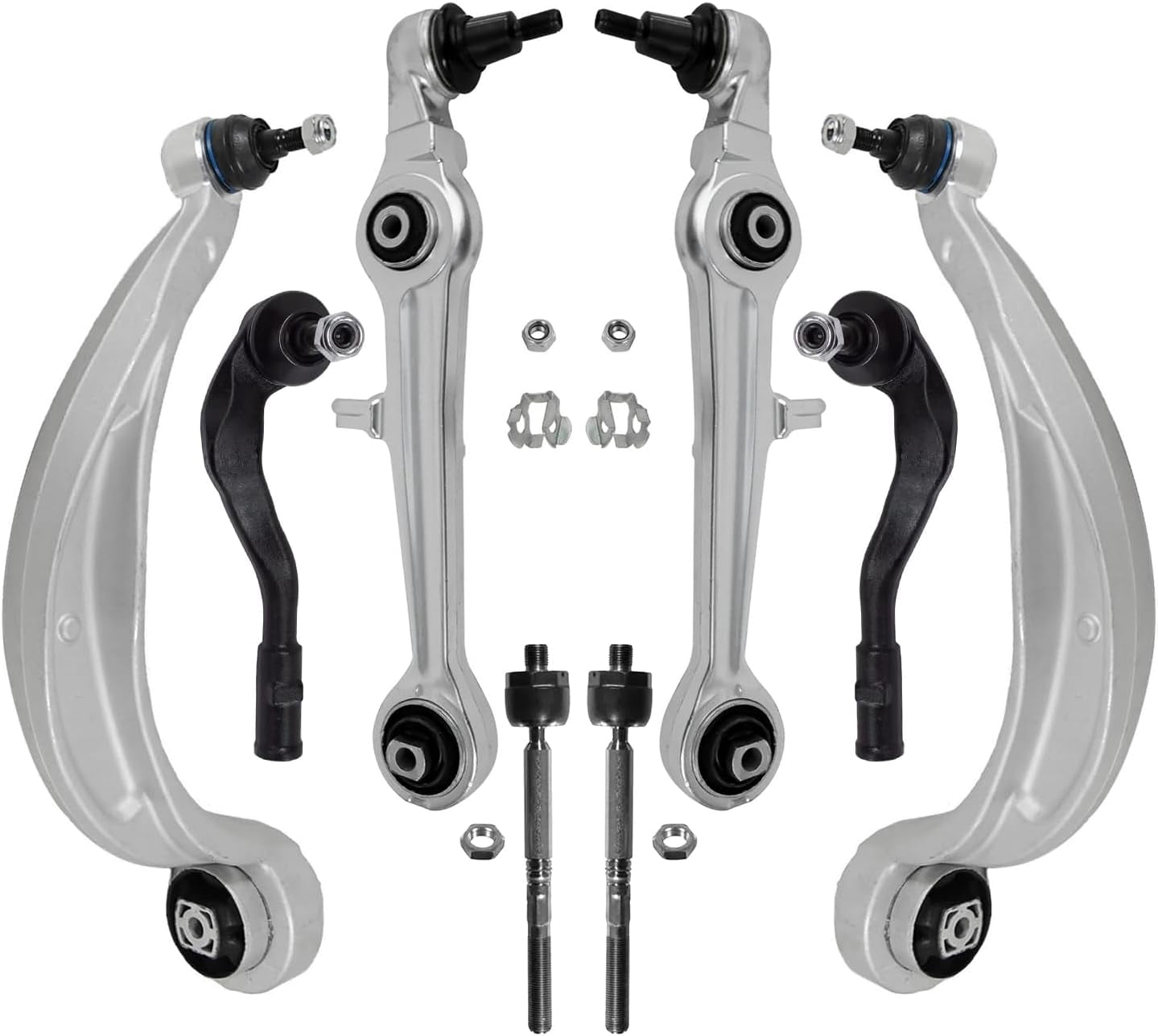 Detroit Axle - 8pc Front End Control Arms Kit for 2009 2010 Audi A4 ...