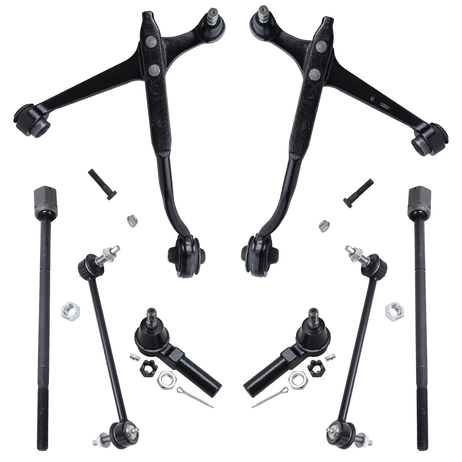 Detroit Axle - 8pc Front End Control Arms Kit for 99-03 Ford Windstar ...