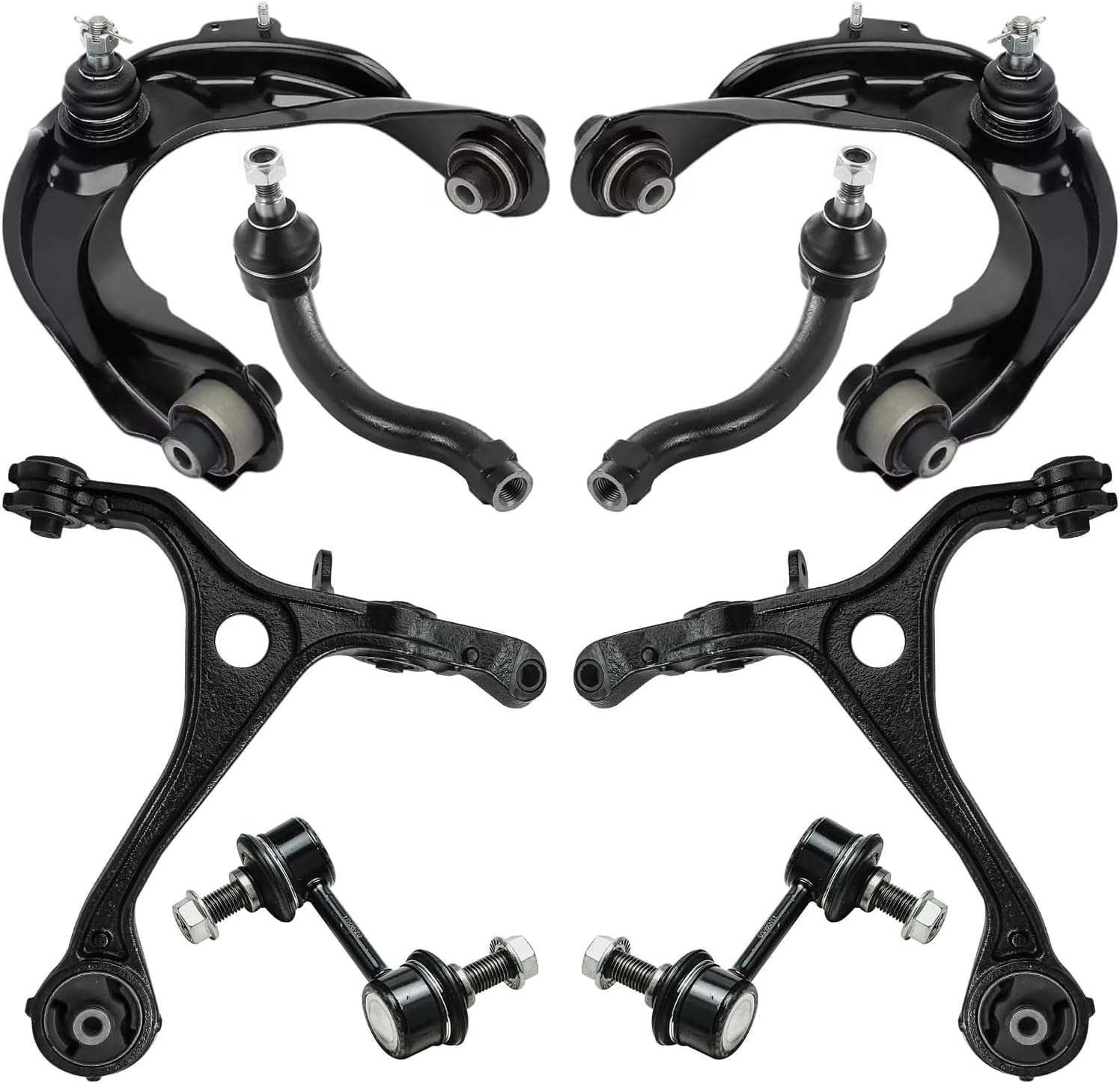 Detroit Axle - 8pc Front End Control Arms Kit for Acura 2004 2005 2006 ...
