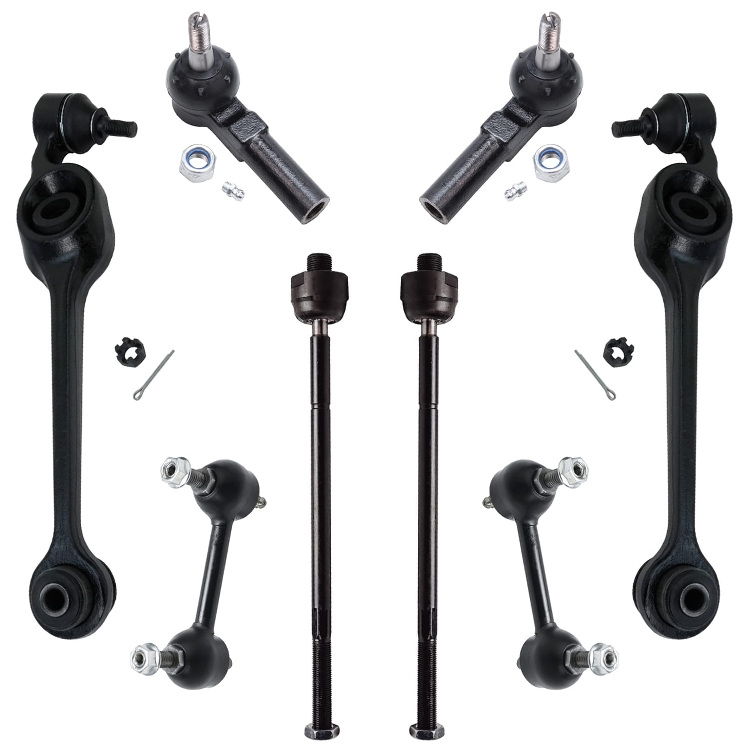 Detroit Axle - 8pc Front End Control Arms Kit for Saturn SC SC1 SC2 SL ...