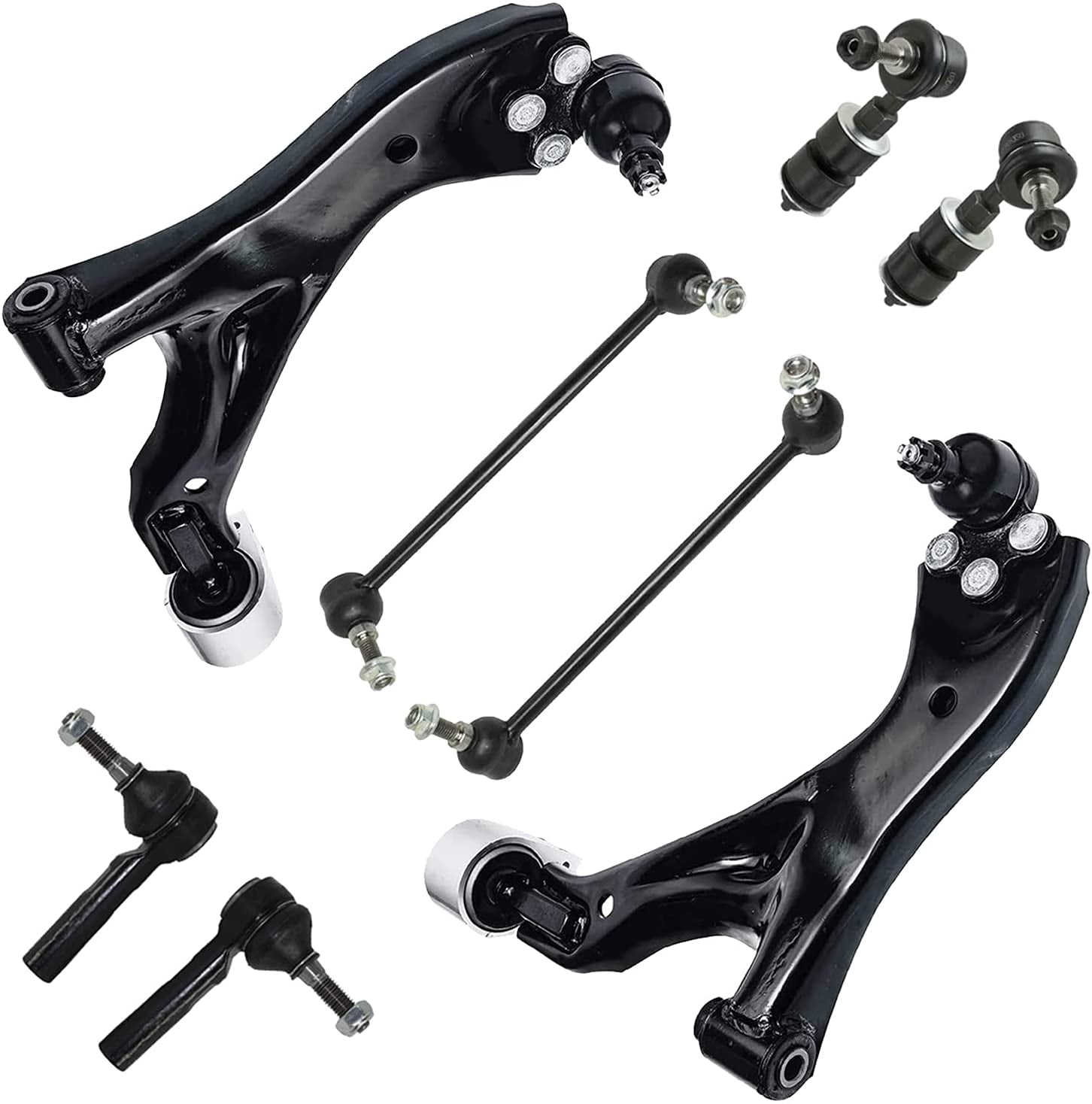 Detroit Axle - 8pc Front End Kit for 2005 2006 Chevy Equinox 2002-2007 ...
