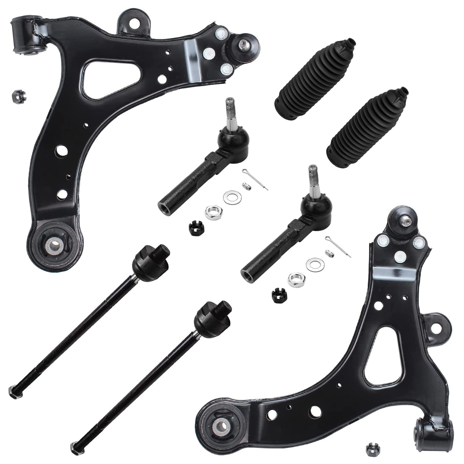 Detroit Axle - 8pc Front End Kit for Chevy Uplander Buick Rendezvous Terraza Pontiac Montana ...