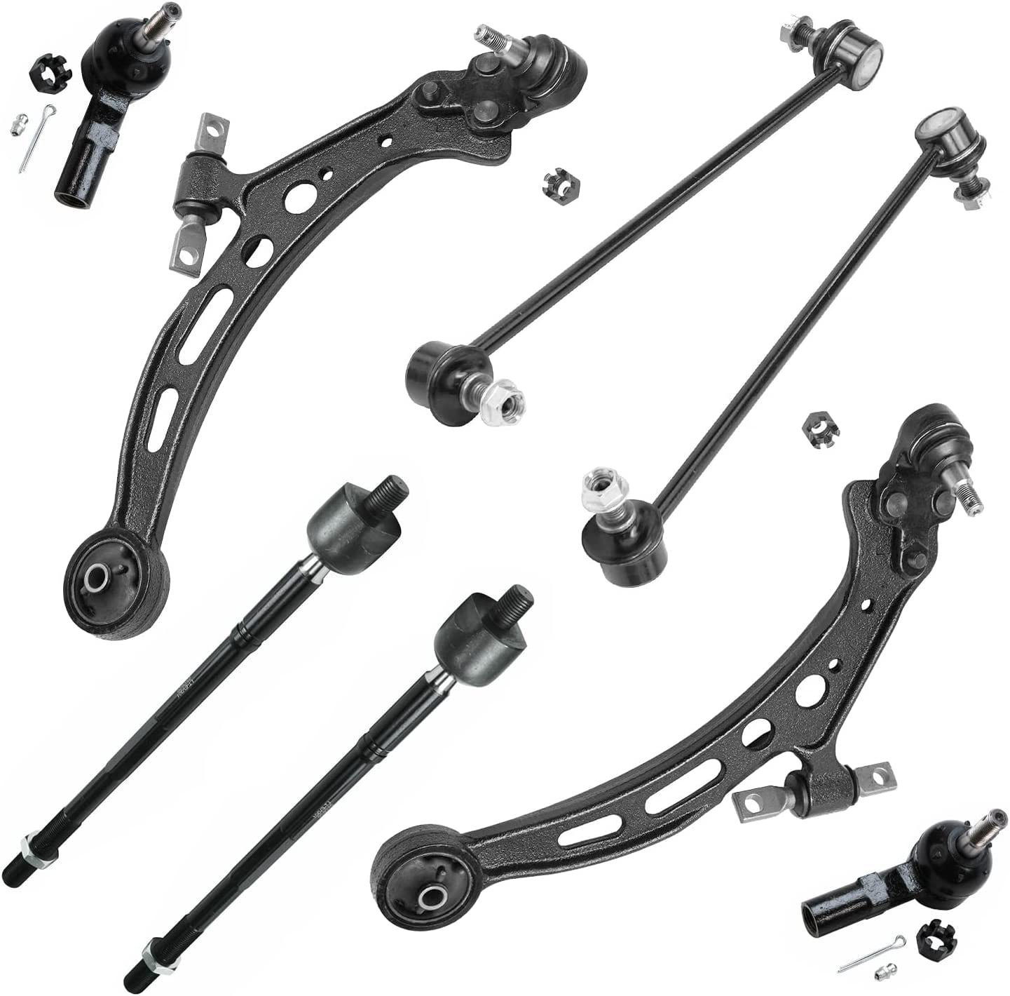 Detroit Axle - 8pc Front End Suspension Kit for 1997-2001 Toyota Camry ...