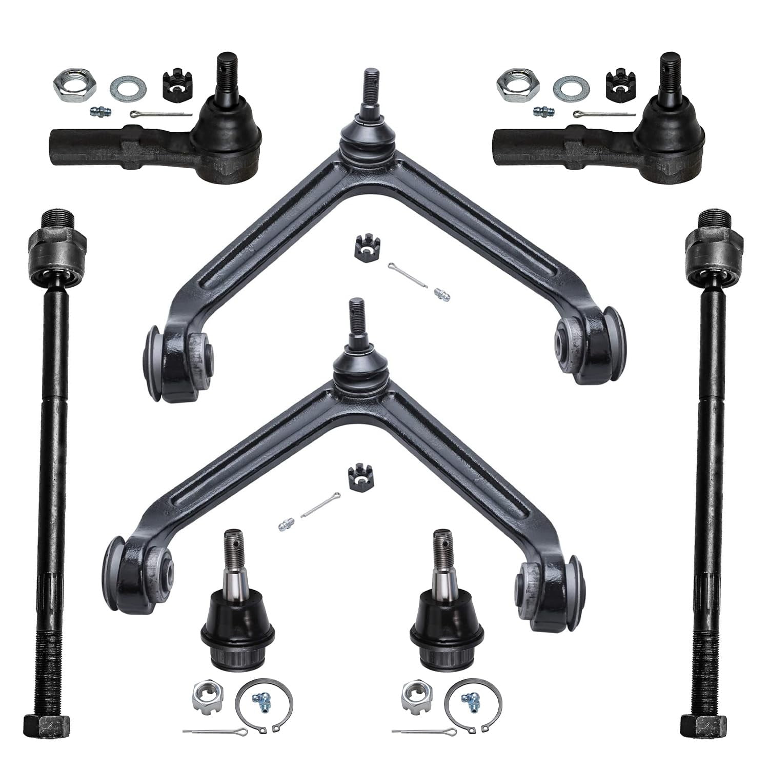 Detroit Axle - 8pc Front End Suspension Kit for 2002-2005 Dodge Ram ...