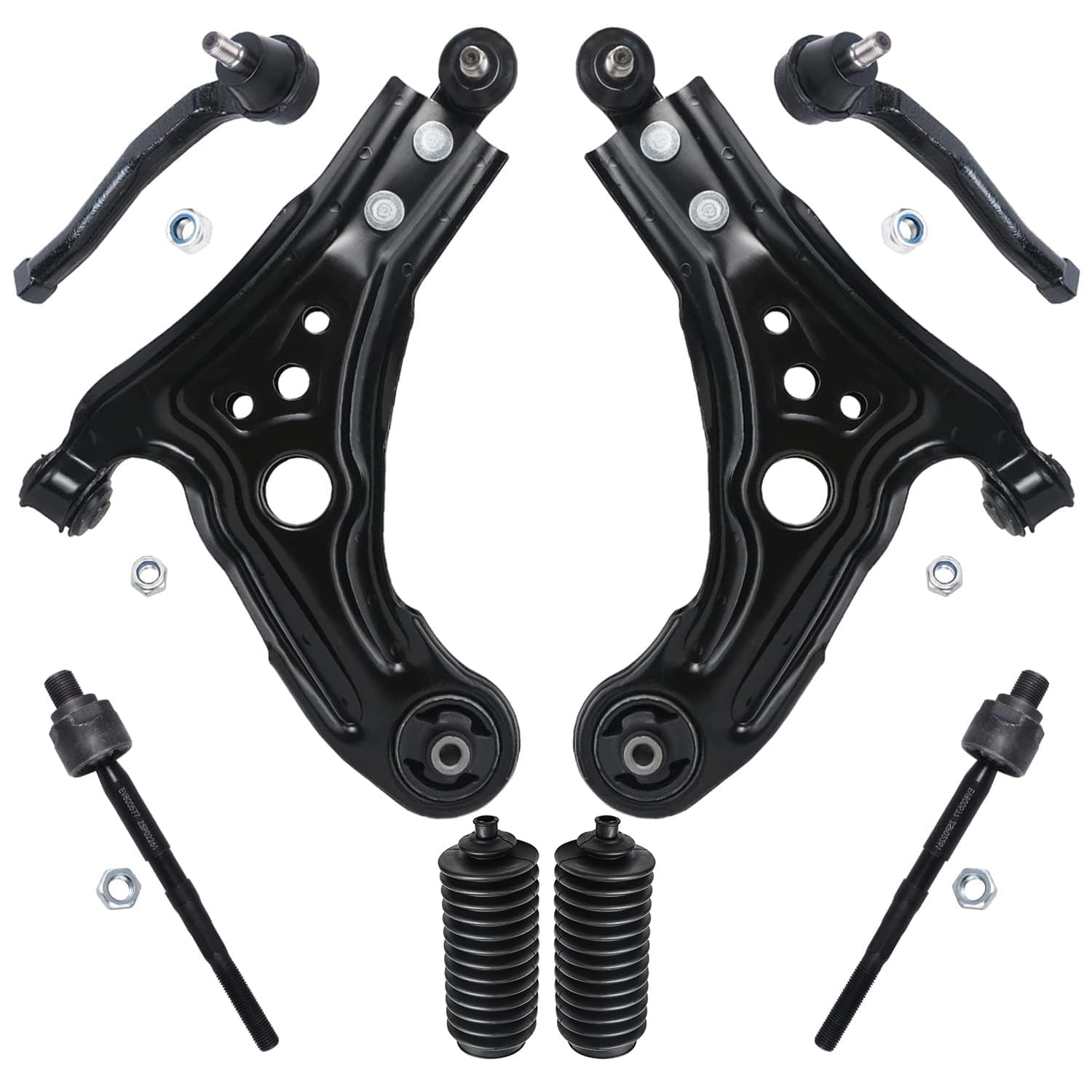 Detroit Axle - 8pc Front End Suspension Kit for Chevy Aveo Aveo5 ...