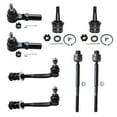 Detroit Axle - 8pc Front Lower Ball Joints, Sway Bars, Inner and Outer ...