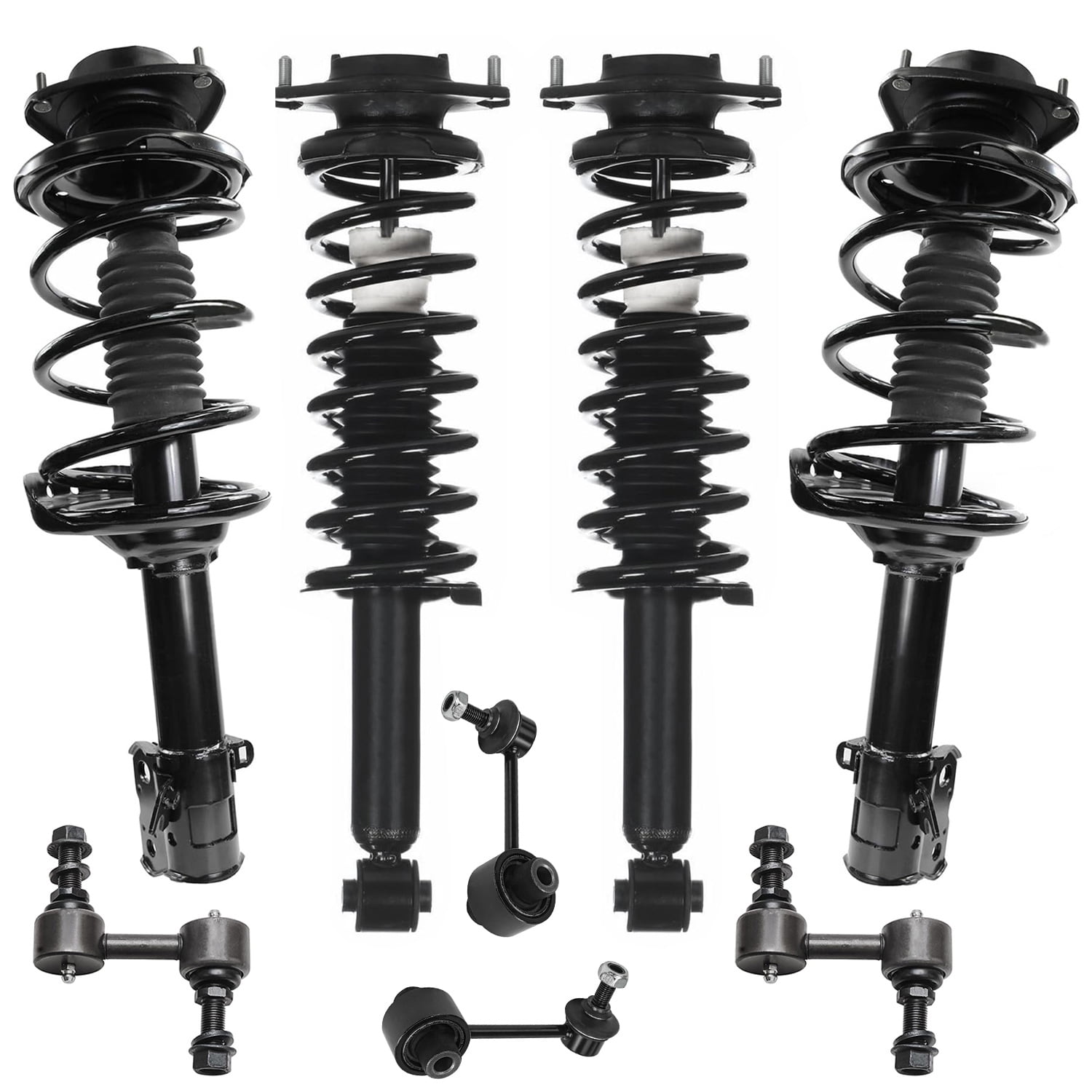 Detroit Axle - 8pc Front Rear Suspension Kit for 2010 2011 2012 Subaru ...