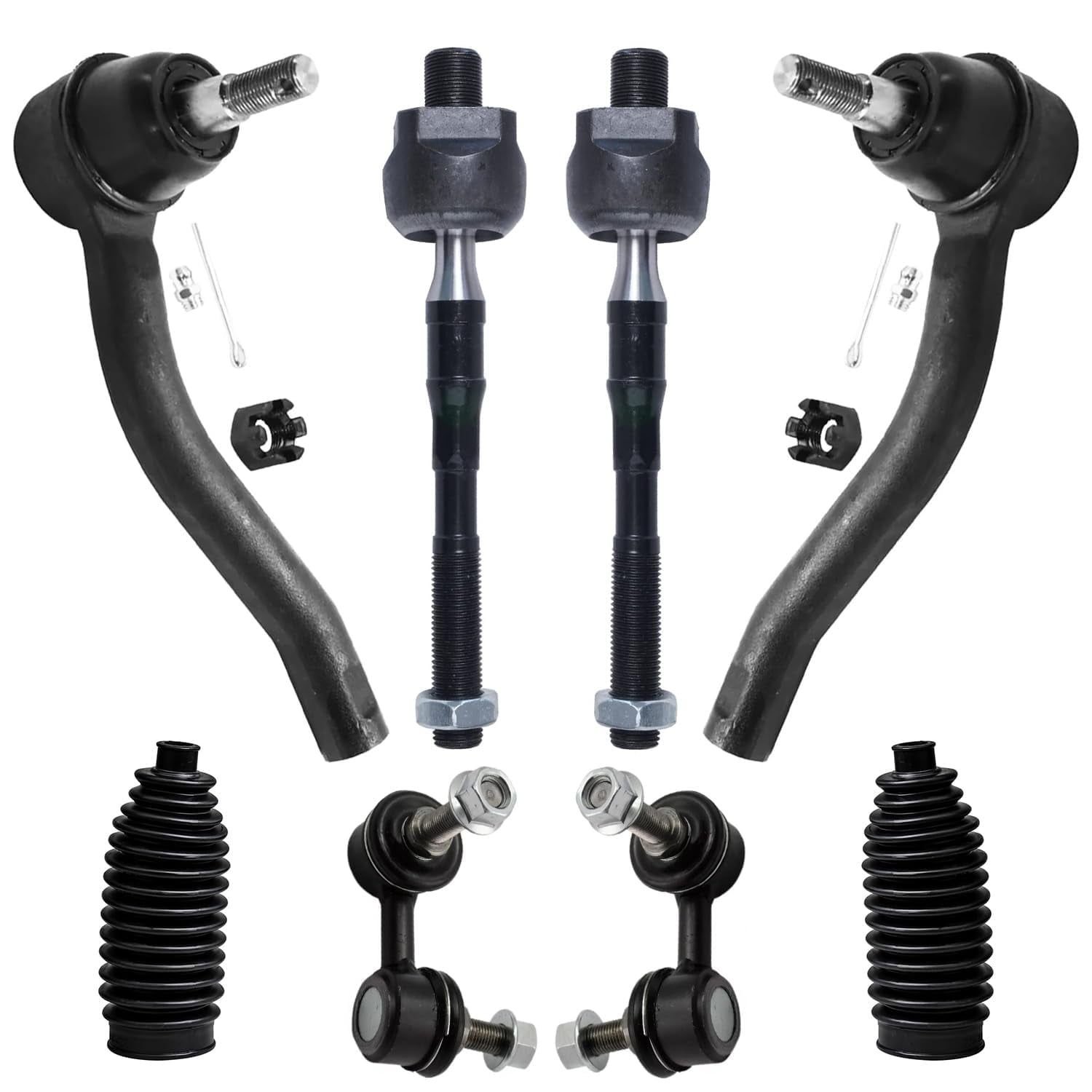 Detroit Axle - 8pc Front Suspension Kit for 2006-2010 INFINITI M45 M35 ...