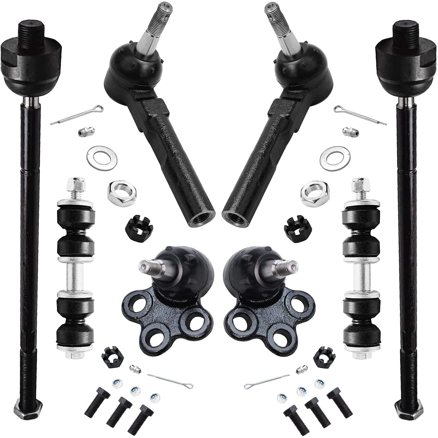Detroit Axle - 8pc Front Suspension Kit for Chevy Uplander Buick Rendezvous Terraza Pontiac ...