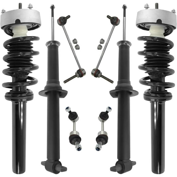 Detroit Axle - 8pc Struts Shocks Kit for 2014-2018 BMW X5 2015-2019 X6 ...
