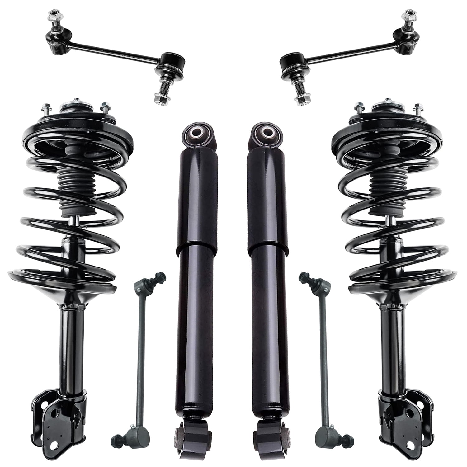 Detroit Axle - 8pc Struts Shocks kit for 2006 2007 2008 Honda Pilot ...