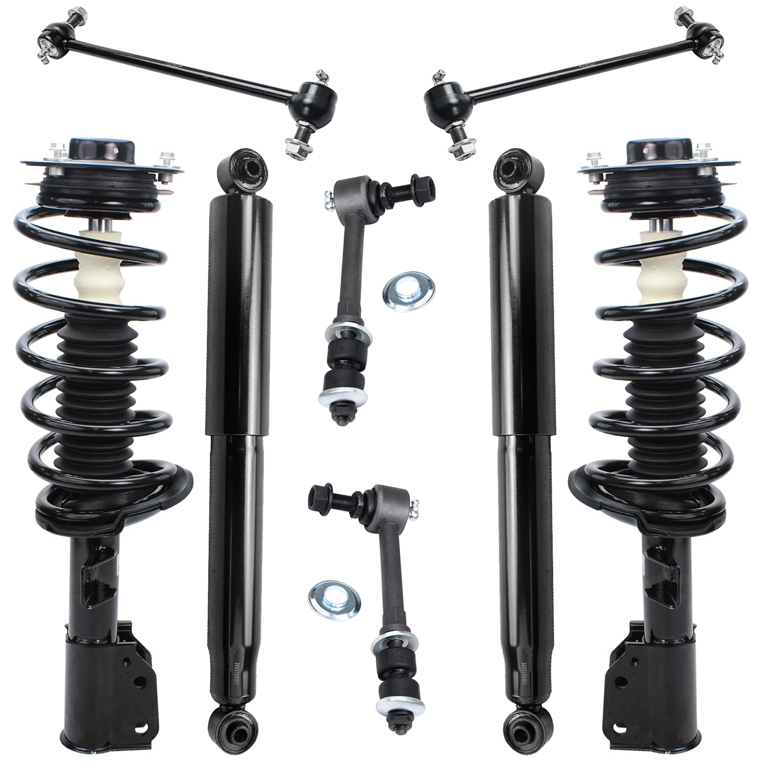 Detroit Axle - 4WD 8pc Struts Shocks Kit for 2006-2007 Dodge Ram 1500 ...