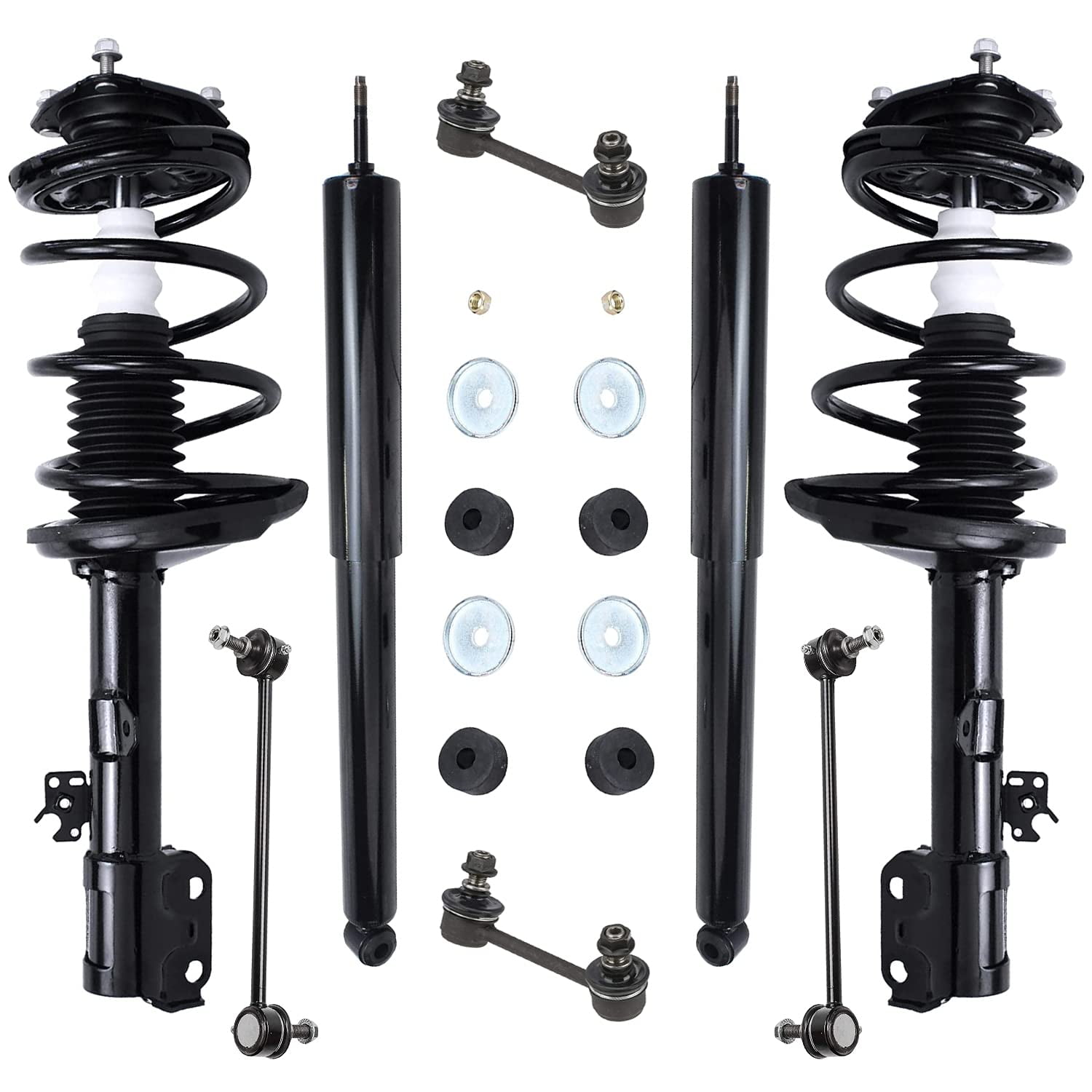 Detroit Axle - 8pc Struts Shocks kit for AWD 2001-2005 Toyota RAV4 ...
