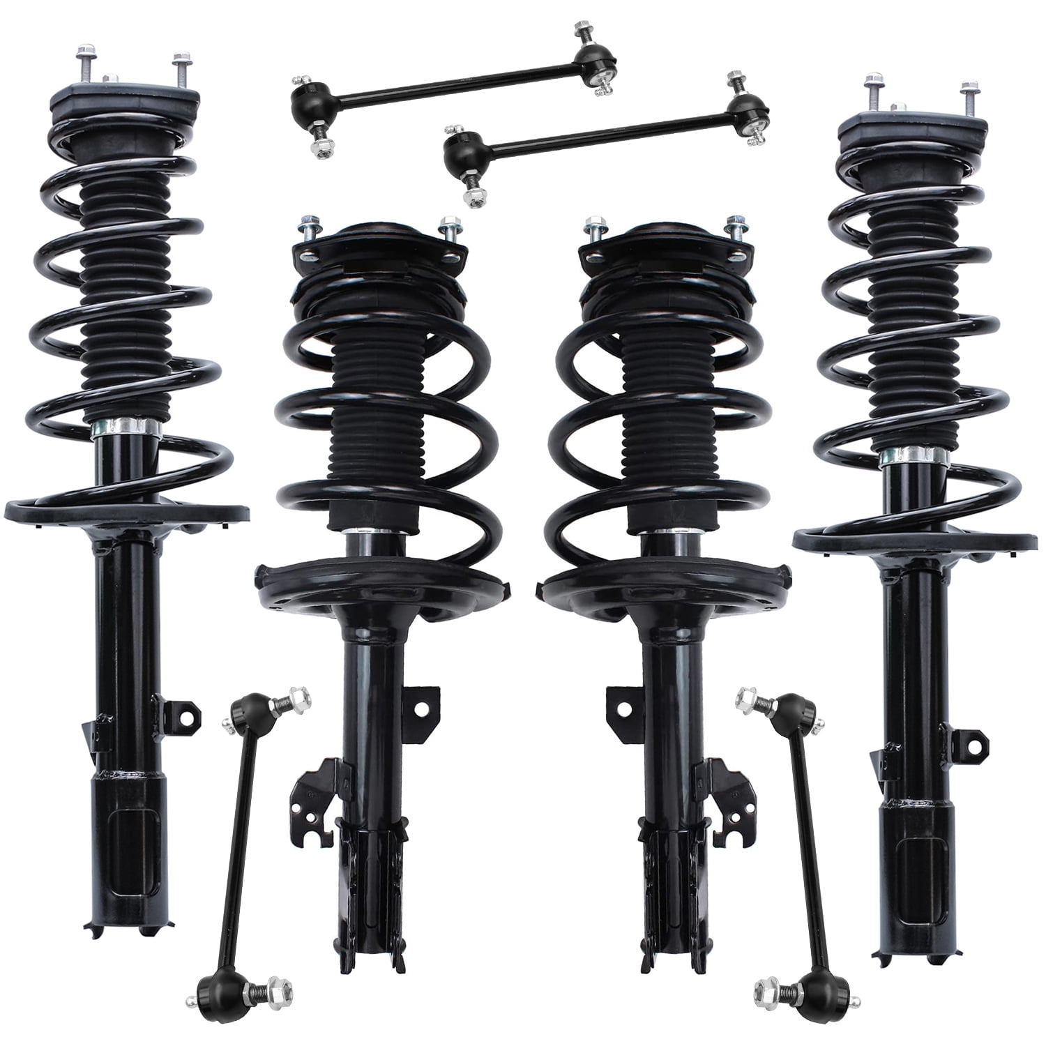 Detroit Axle 8pc Struts Sway Bars Kit For 2007 2011 Toyota Camry