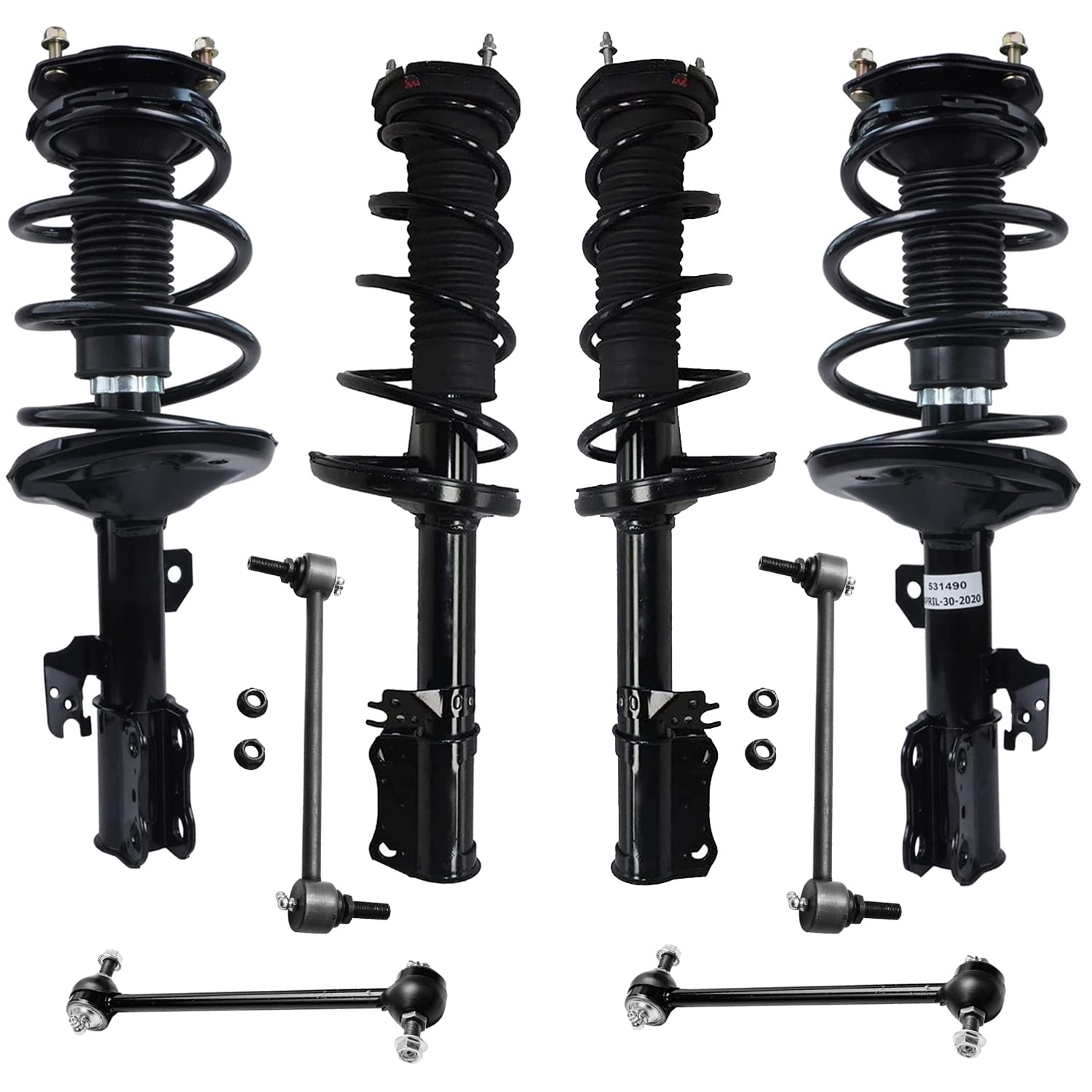 Detroit Axle - 8pc Struts kit for 2002-2003 Toyota Camry - [02 03 Lexus ...