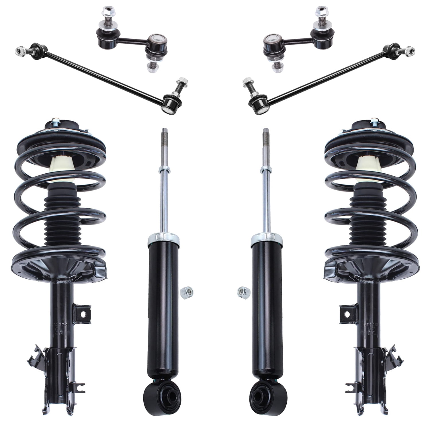 Detroit Axle - 8pc Suspension Kit for 2004-2009 Nissan Quest, Front ...