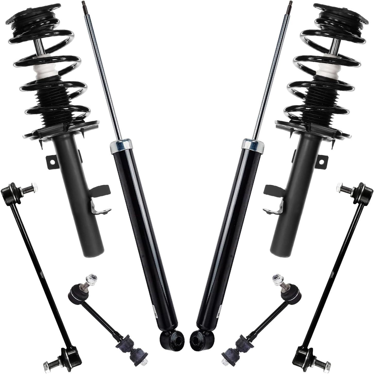 Detroit Axle - 8pc Suspension Kit for 2015-2019 Lincoln MKC, 2 Front ...
