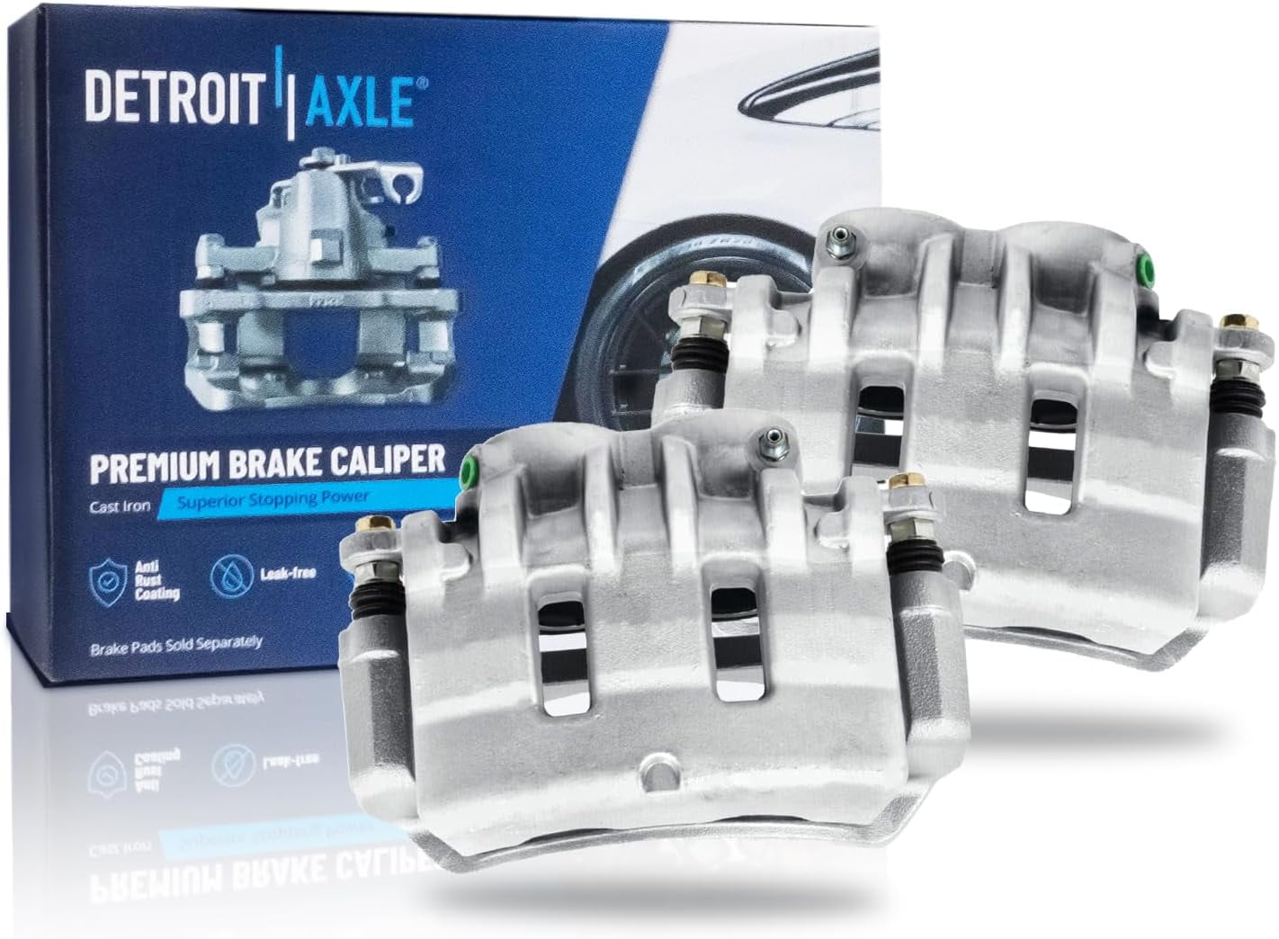 Detroit Axle - AWD Front Brake Calipers with Brackets Replacement for ...