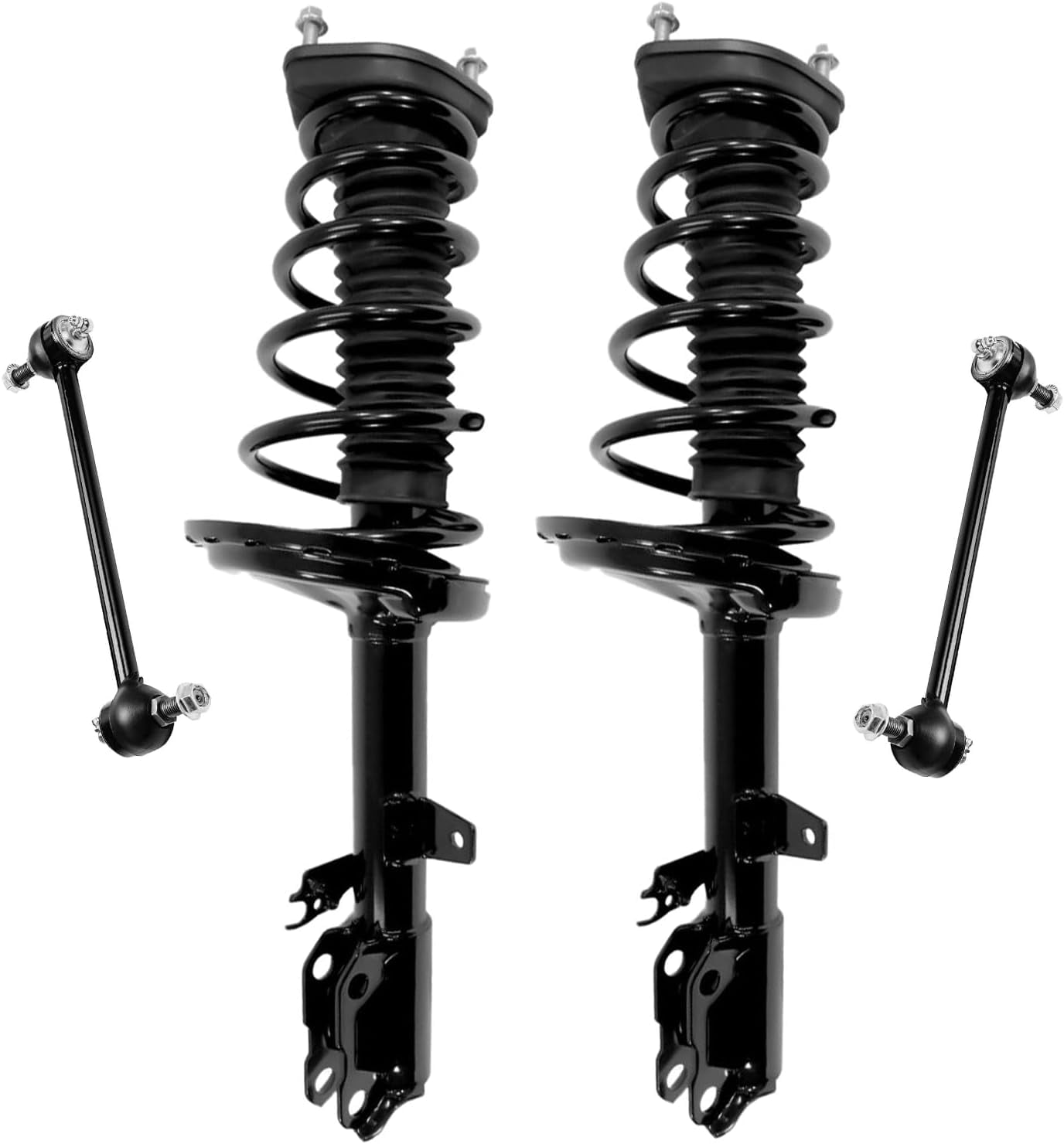 Detroit Axle - AWD Rear Struts Sway Bars for 2008 2009 Lexus RX350, 2 ...