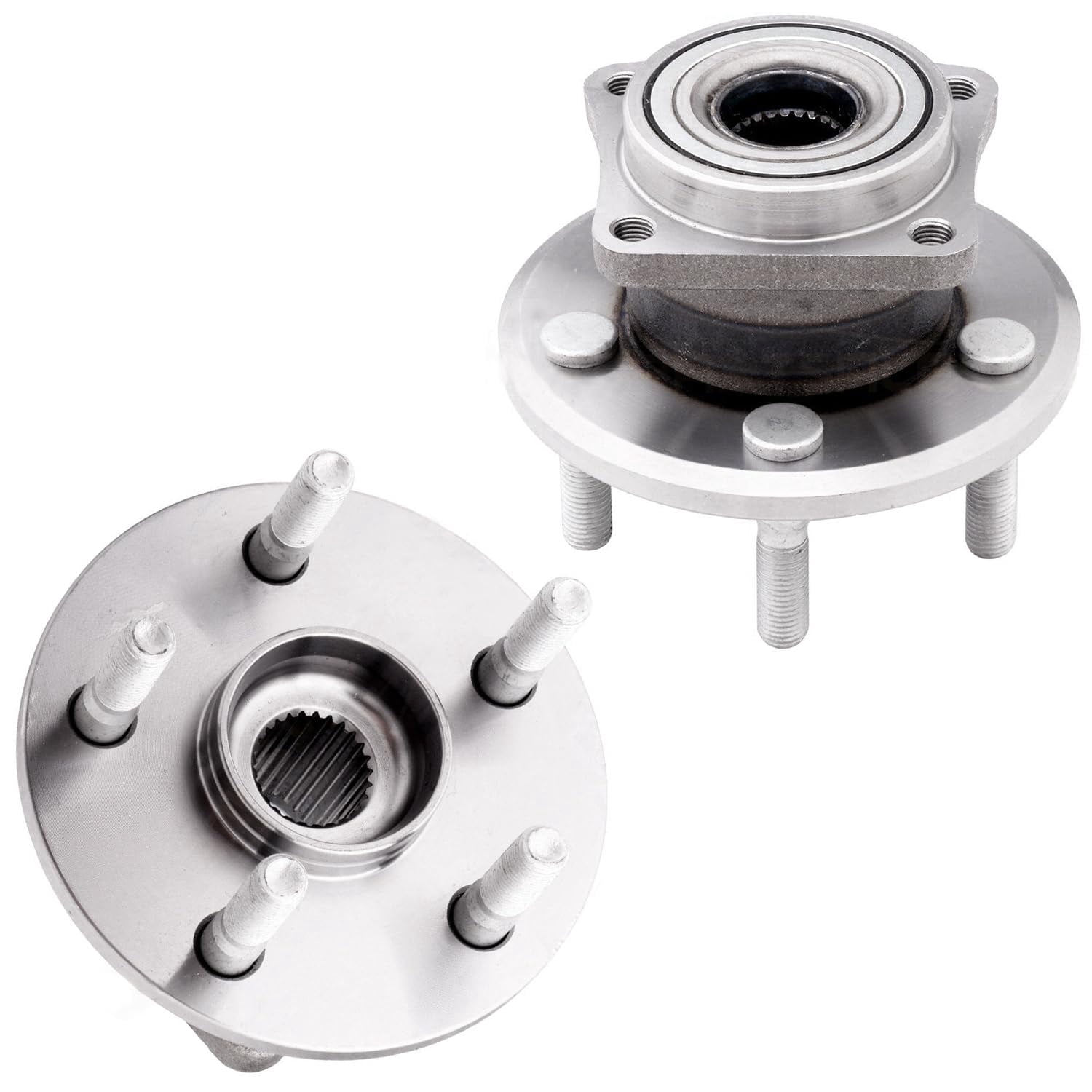 Detroit Axle - AWD Rear Wheel Bearing Hubs for 2003-2006 Toyota Matrix ...