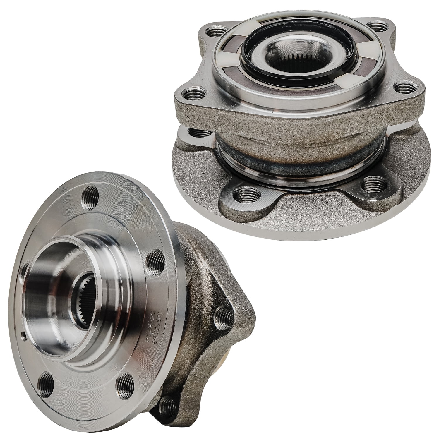 Detroit Axle - AWD Rear Wheel Bearing Hubs Assembly Replacement for ...