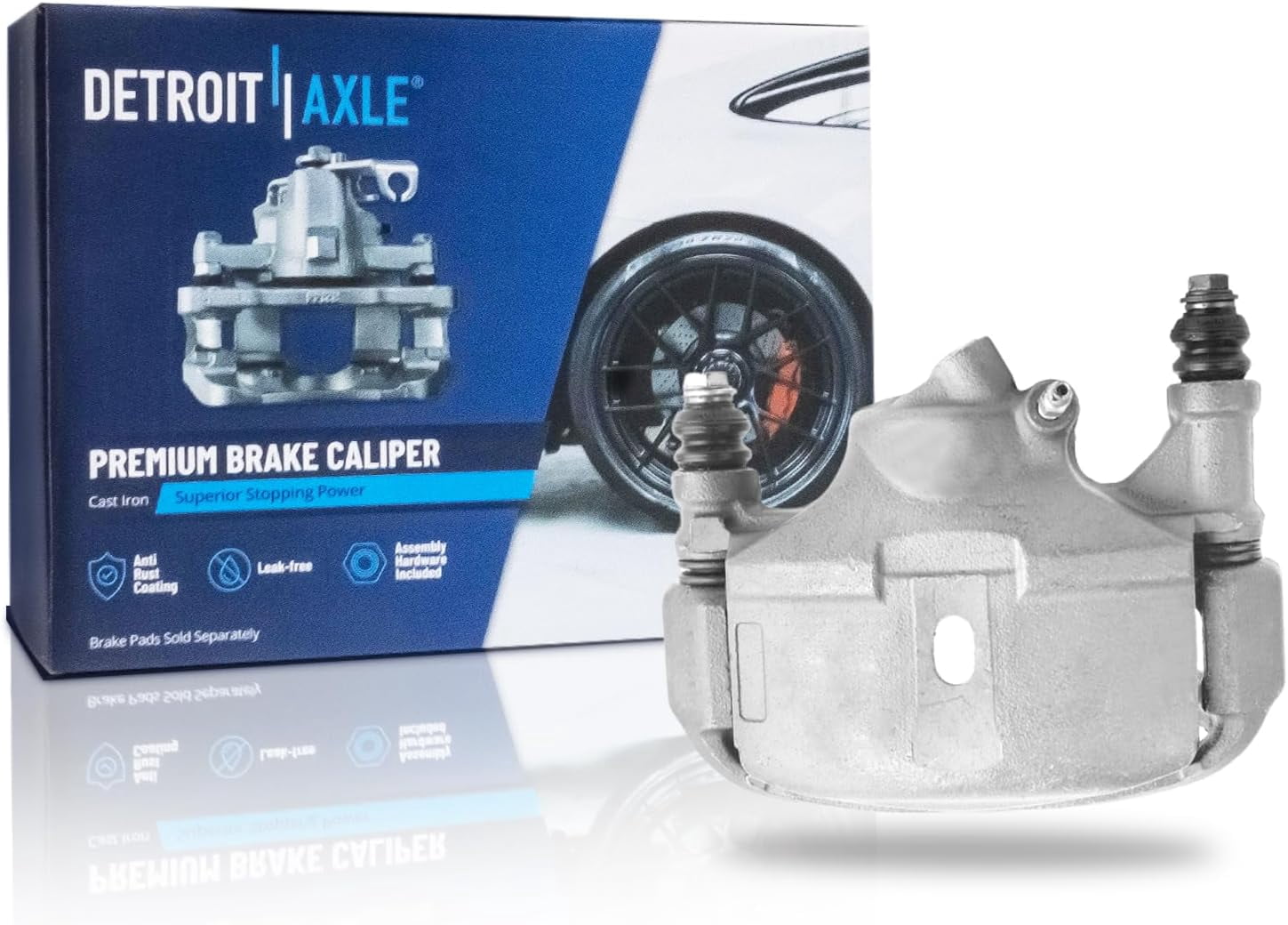 Detroit Axle - Base Front Left Brake Caliper for 1990 Geo Prizm ...