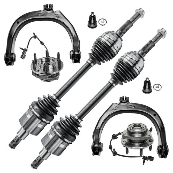 Detroit Axle -Complete 8pc Front Suspension Kit For Chevy Trailblazer ...