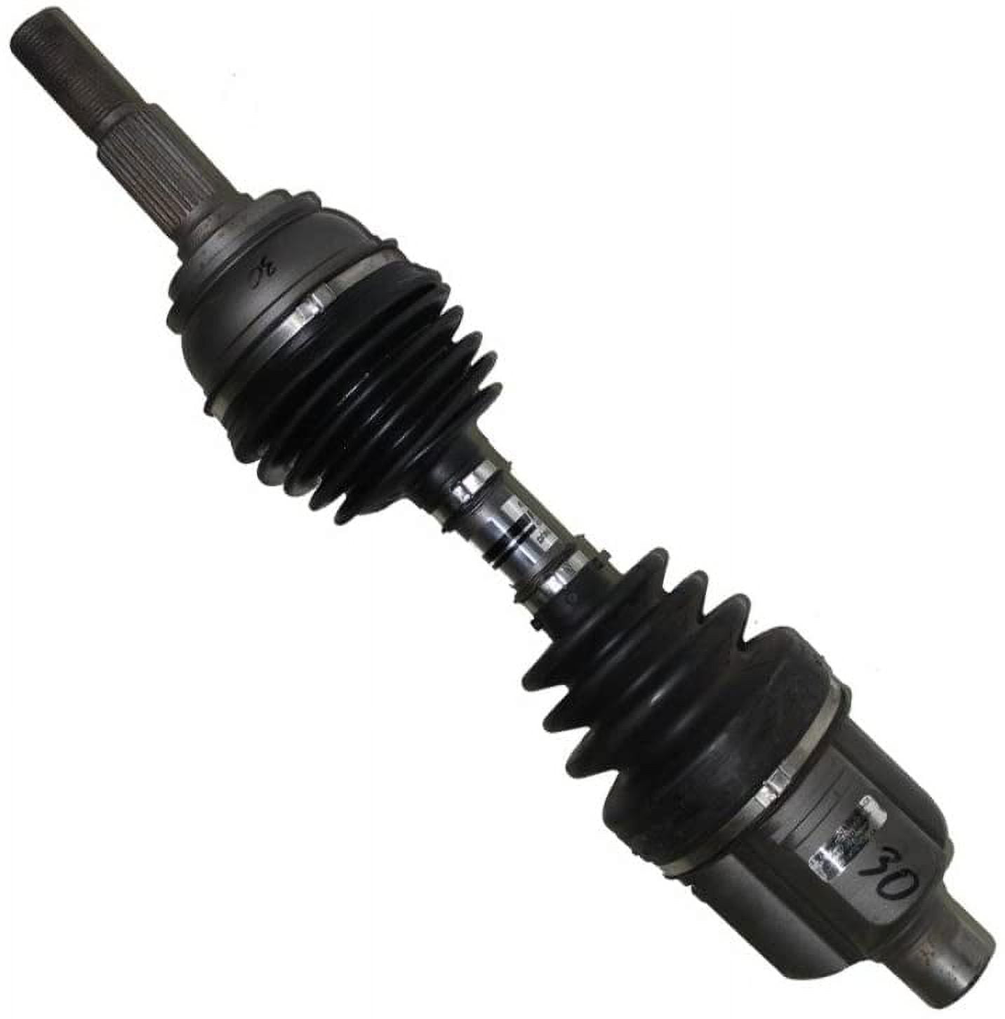 Detroit Axle - Complete Front Driver Side CV Axle Shaft for 3-Speed ...