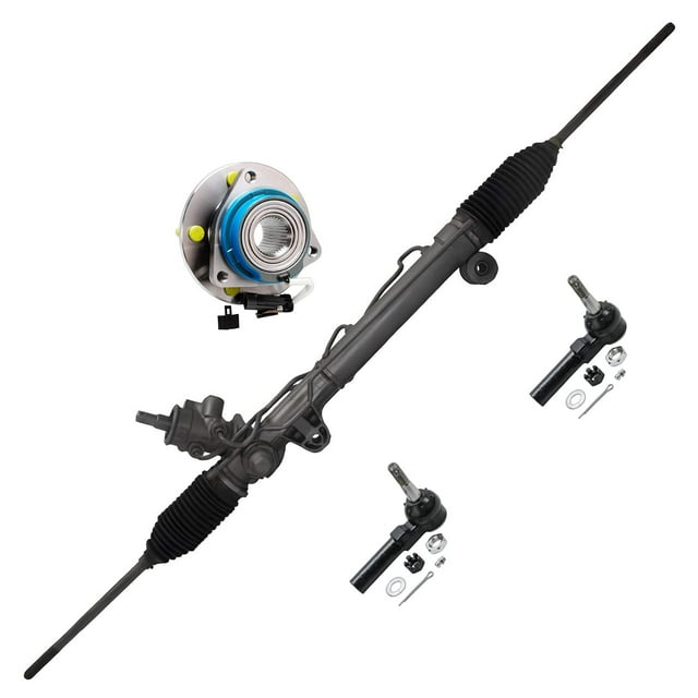 Detroit Axle - Complete Power Steering Rack and Pinion Assembly + Outer ...