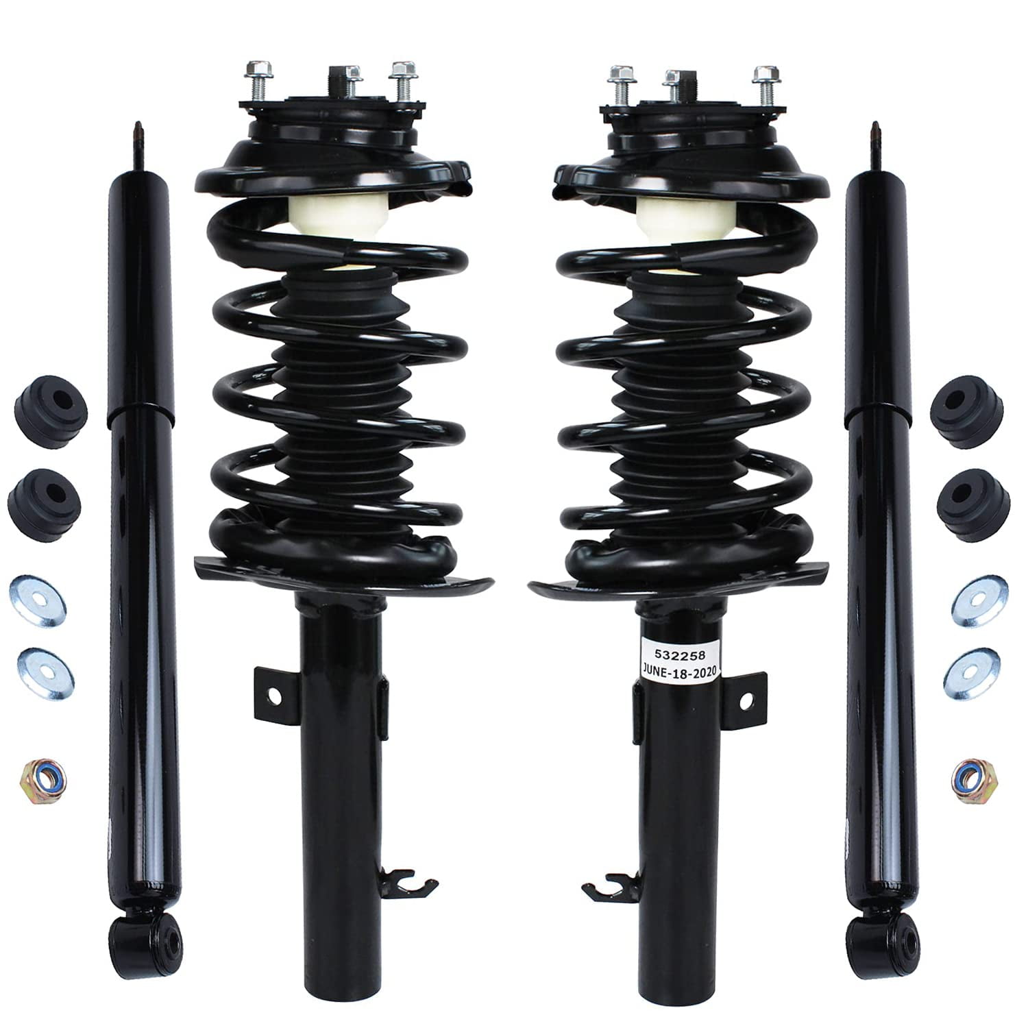 Detroit Axle - 2006-2007 Ford Focus Complete Shock Strut Kits, 2 Front ...