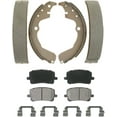 Detroit Axle - FWD Brake Pads, Rear Shoes, Rotors for 2003-08 Toyota ...