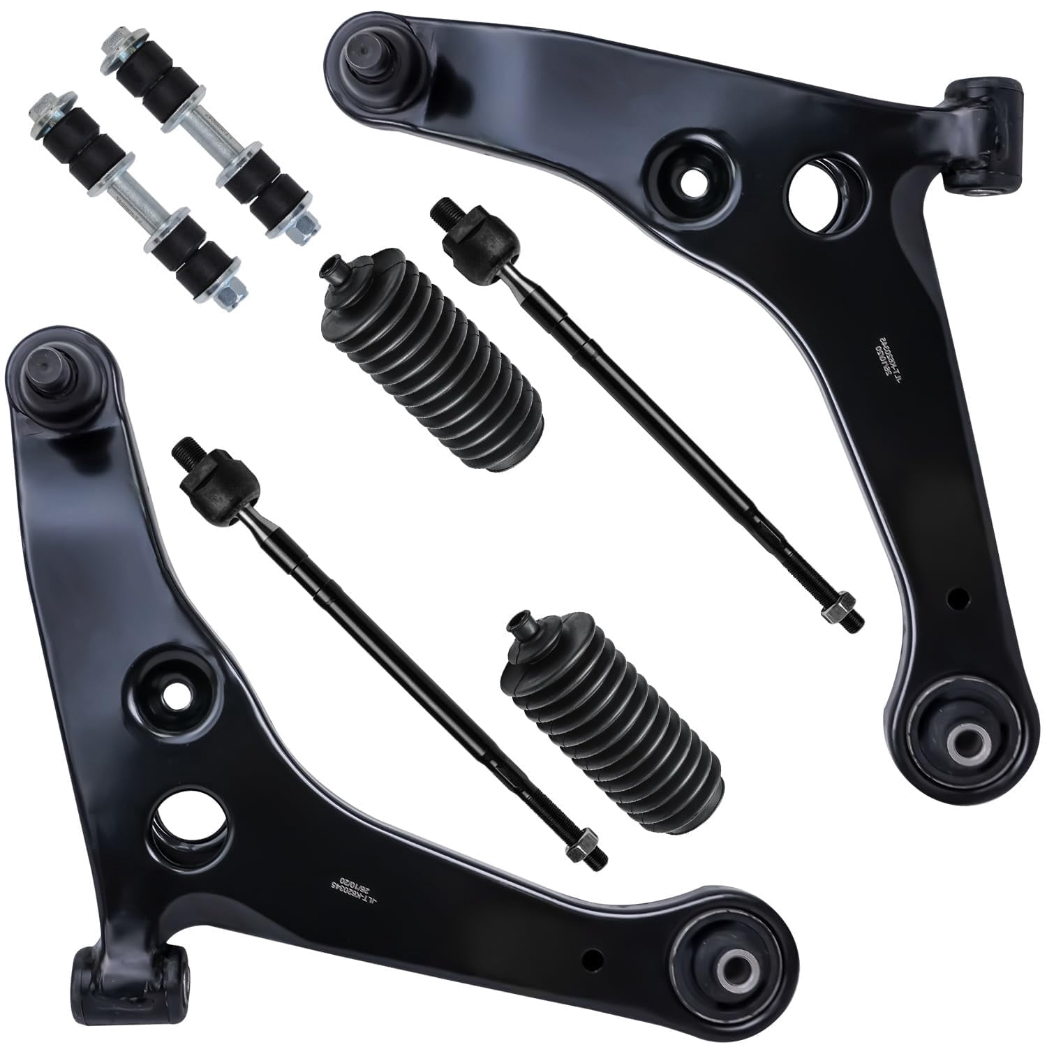 Detroit Axle - FWD Front End Suspension Kit for 2002-2007 Mitsubishi ...