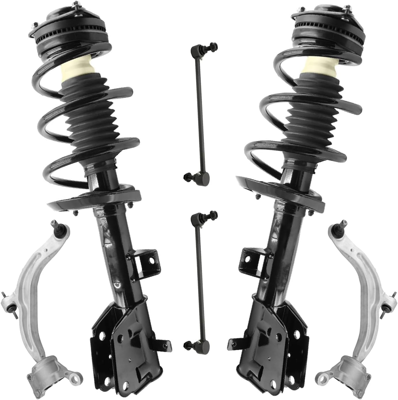 Detroit Axle - FWD Front Struts Kit for 2017 2018 2019 Chrysler ...