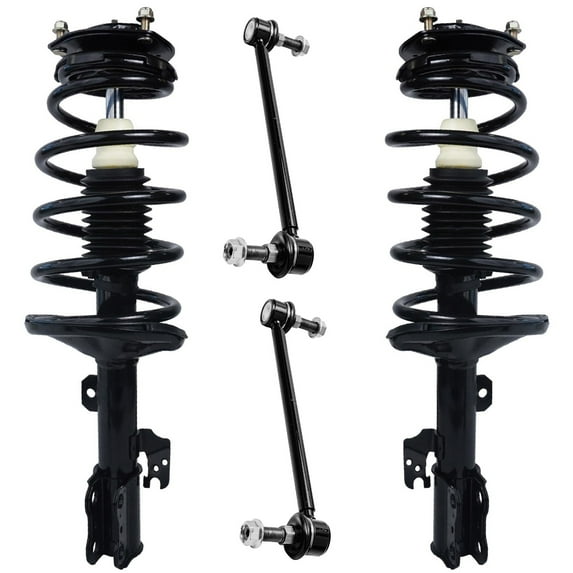 Detroit Axle Front Struts, Coil Springs and Sway Bar Links, Fits 2005 ...