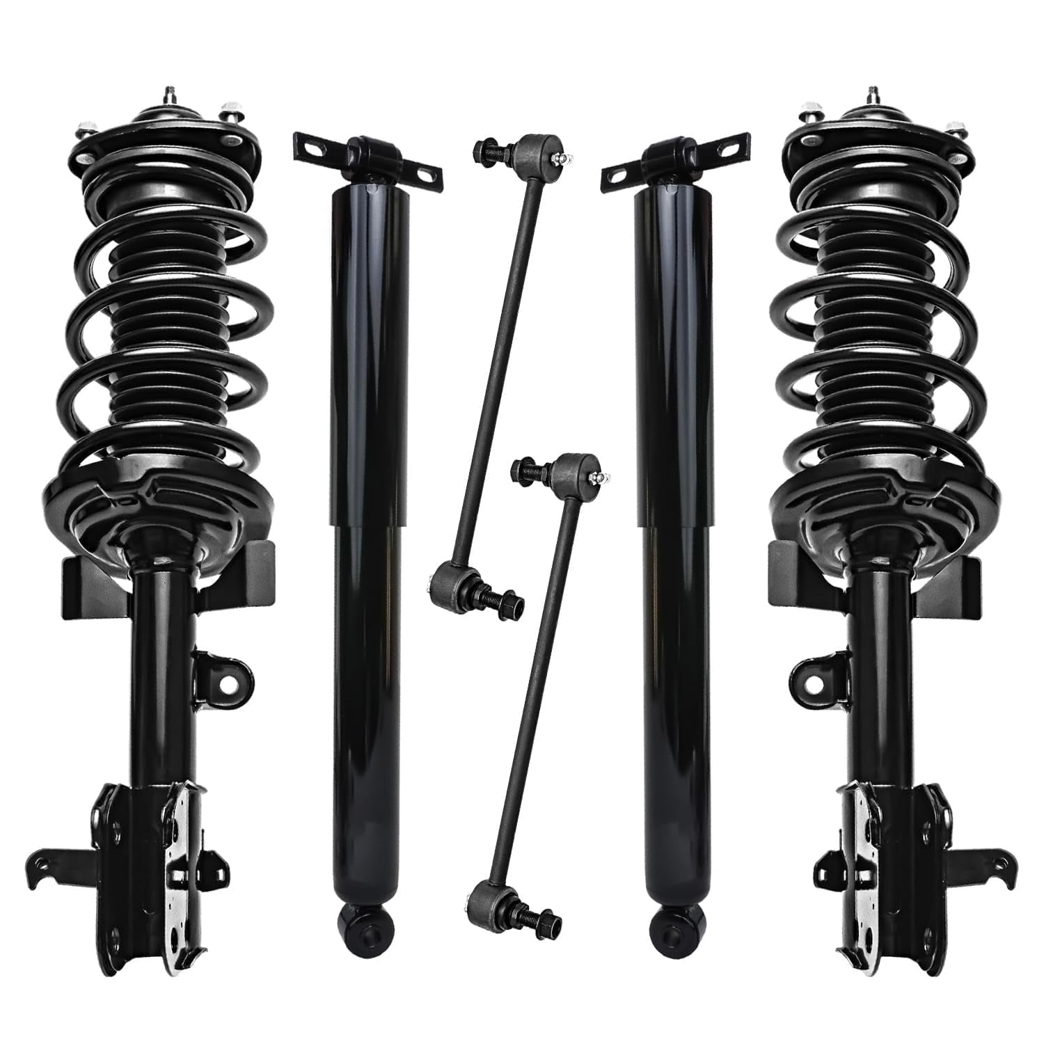 Detroit Axle - FWD Struts Shocks Sway Bars for 2013 2014 2015 2016 2017 ...