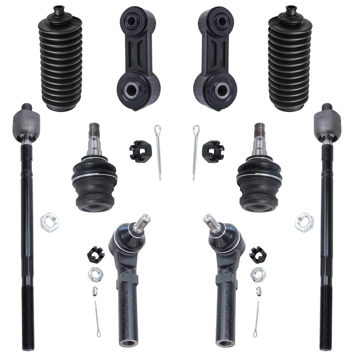 Detroit Axle - Front 10pc Suspension Kit for 2003-2006 Subaru Baja, 98 ...
