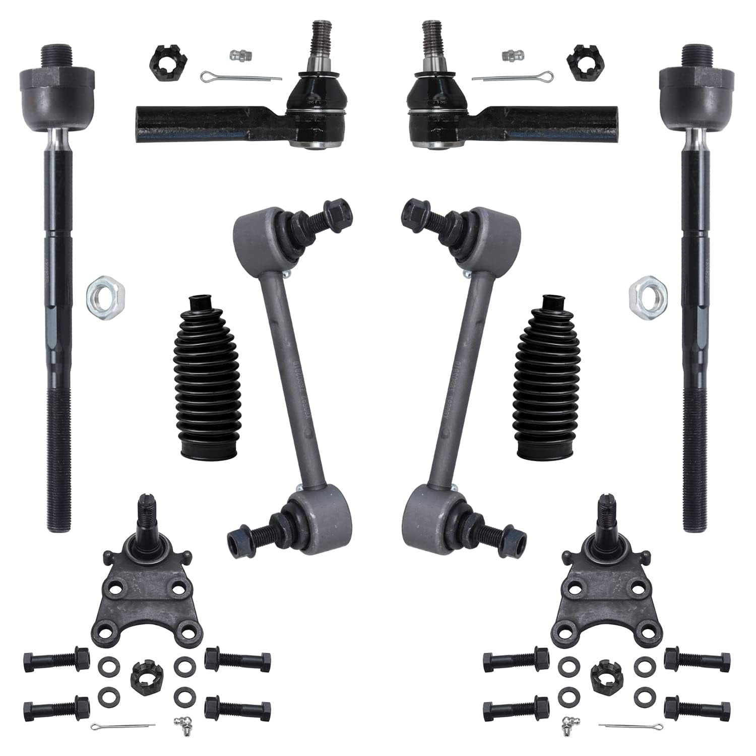 Detroit Axle - Front 10pc Suspension Kit for 2004-2005 Chevy Colorado ...