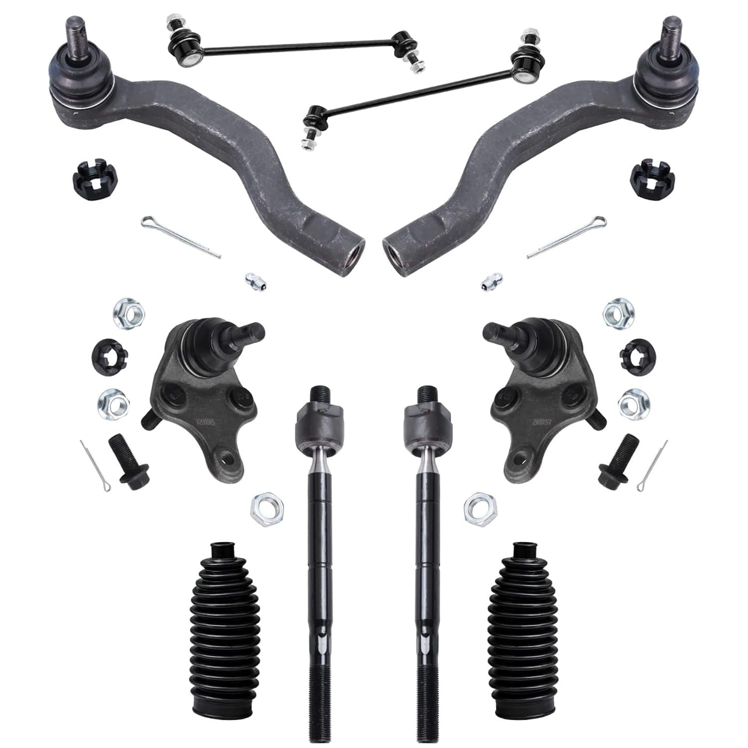 Detroit Axle - Front 10pc Suspension Kit for 2006-2018 Toyota Rav4, 4 ...