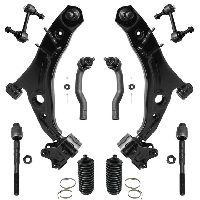 Detroit Axle - Front 10pc Suspension Kit for 2007-2014 Ford Edge 07-15 ...