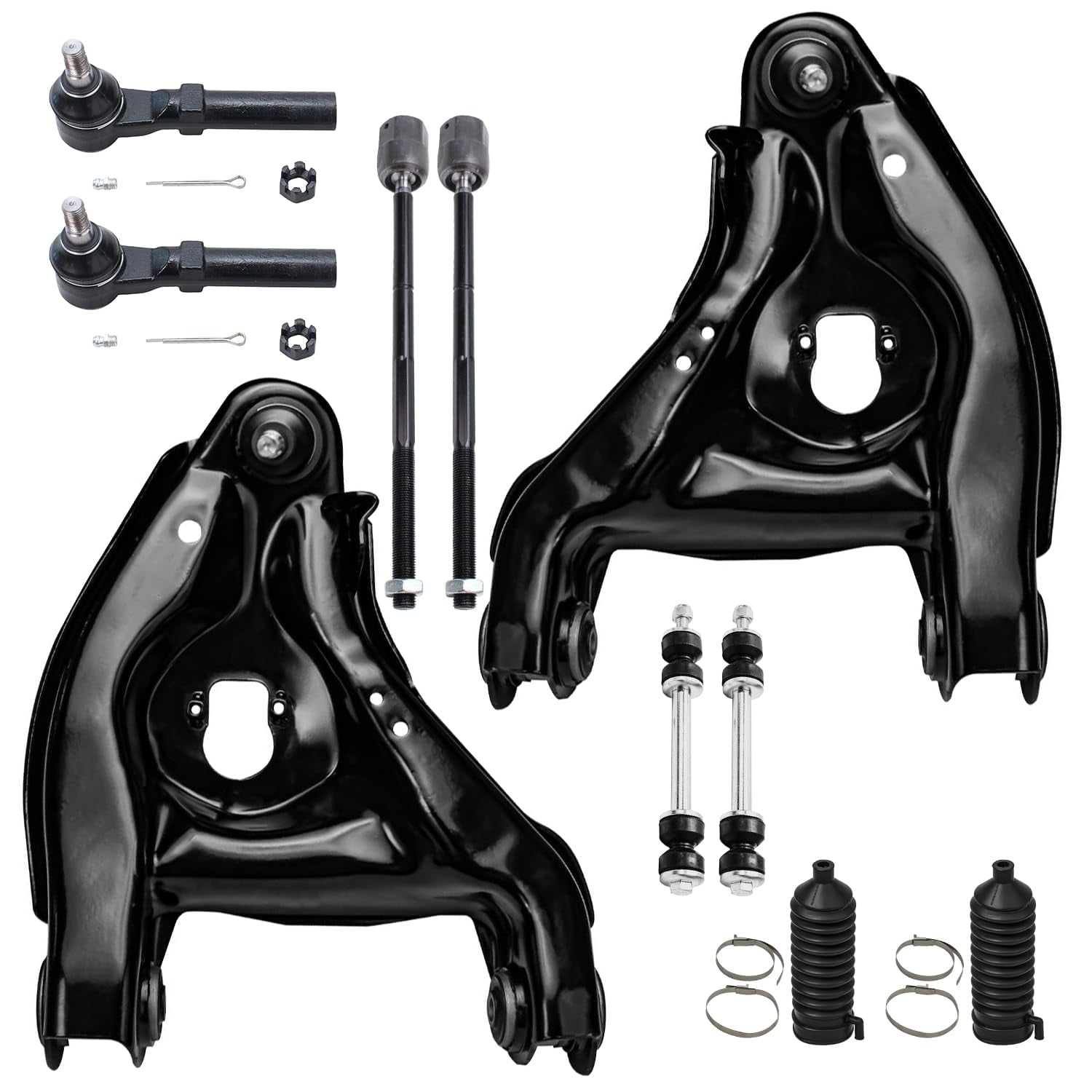 Detroit Axle - 10pc Front Suspension Kit for 94-04 Ford Mustang, Lower ...